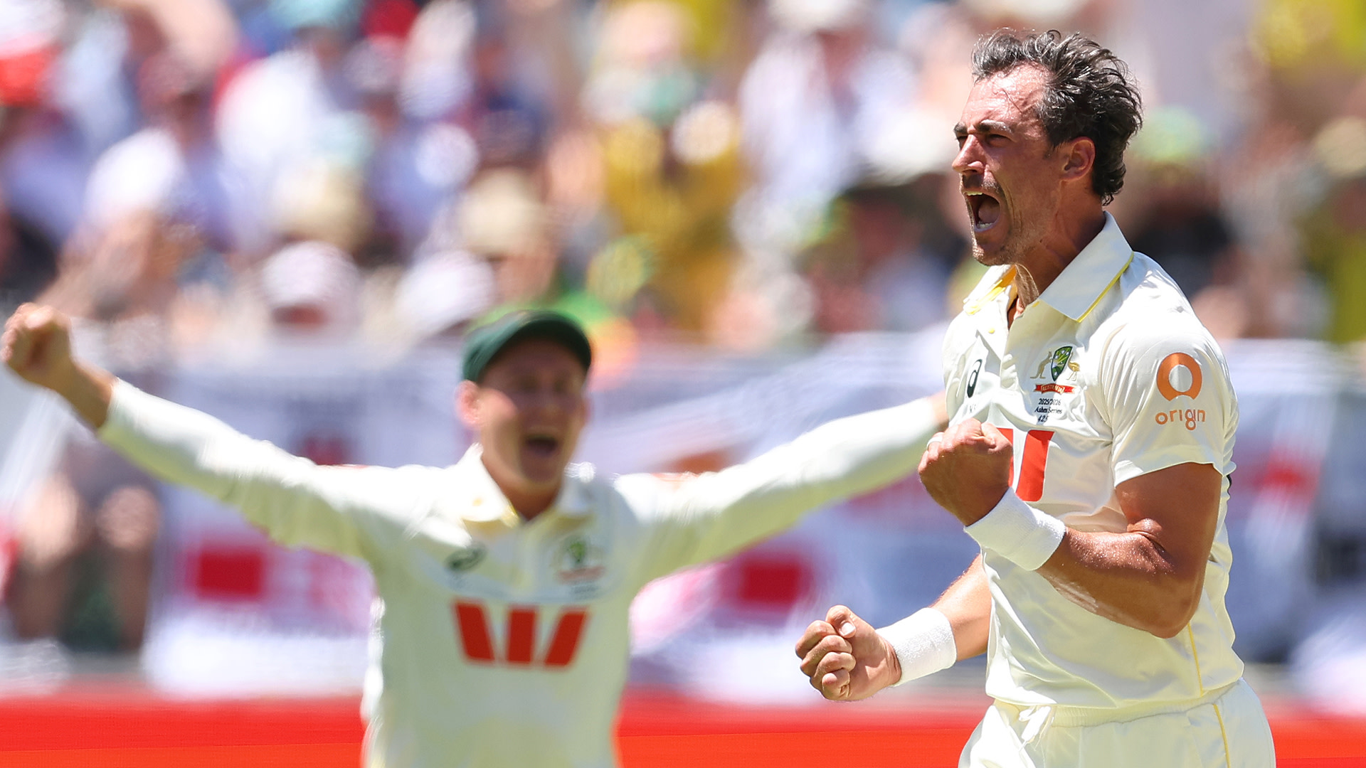 ENG Fall of Wickets vs AUS: 1st Test, 1st Inns