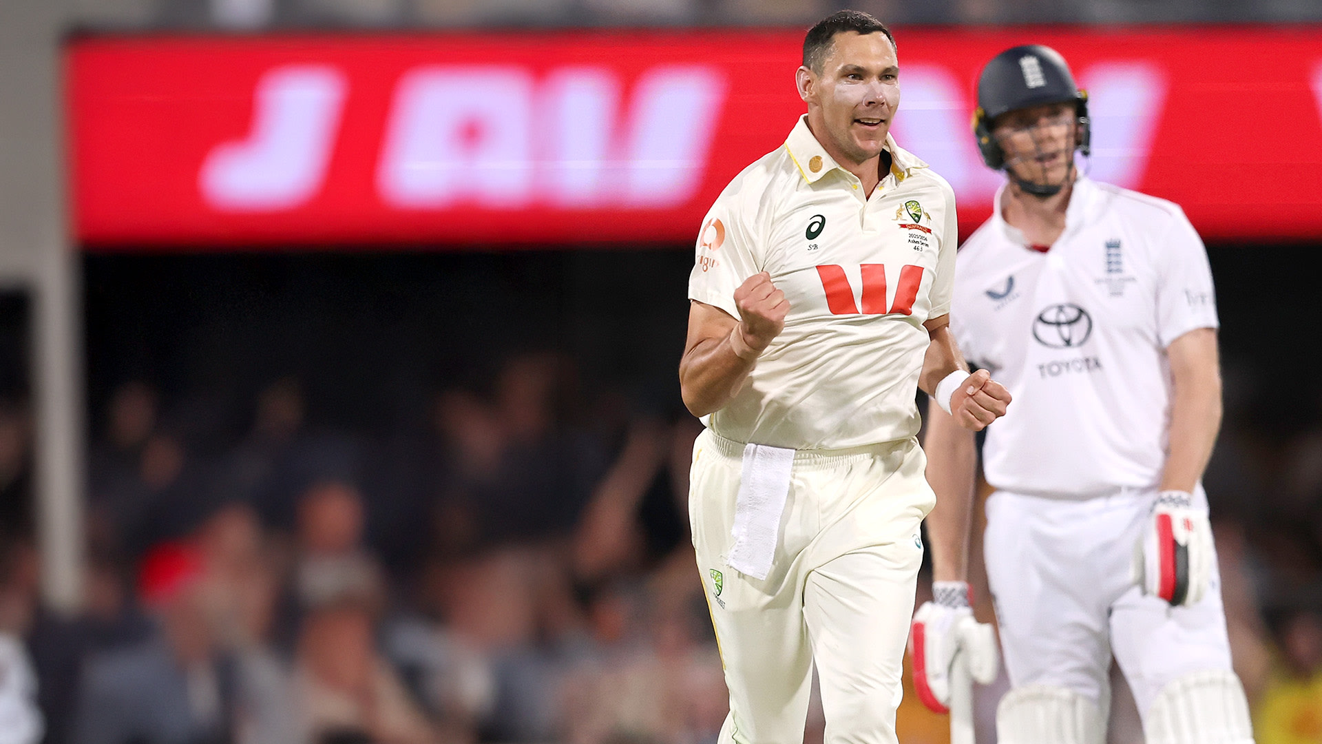 ENG Fall of Wickets vs AUS: 2nd Test, 2nd Inns