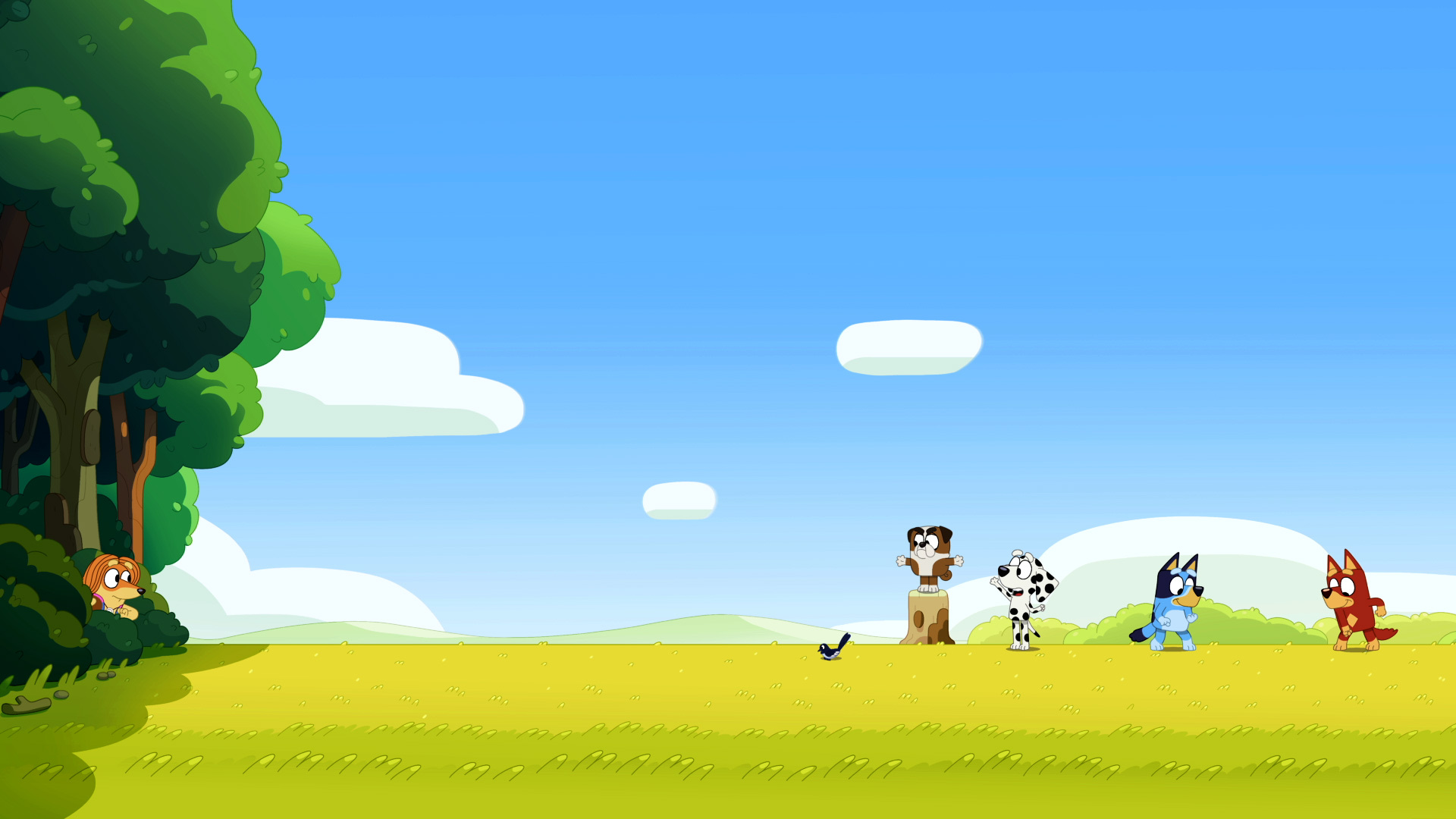 Watch bluey only on Watcho