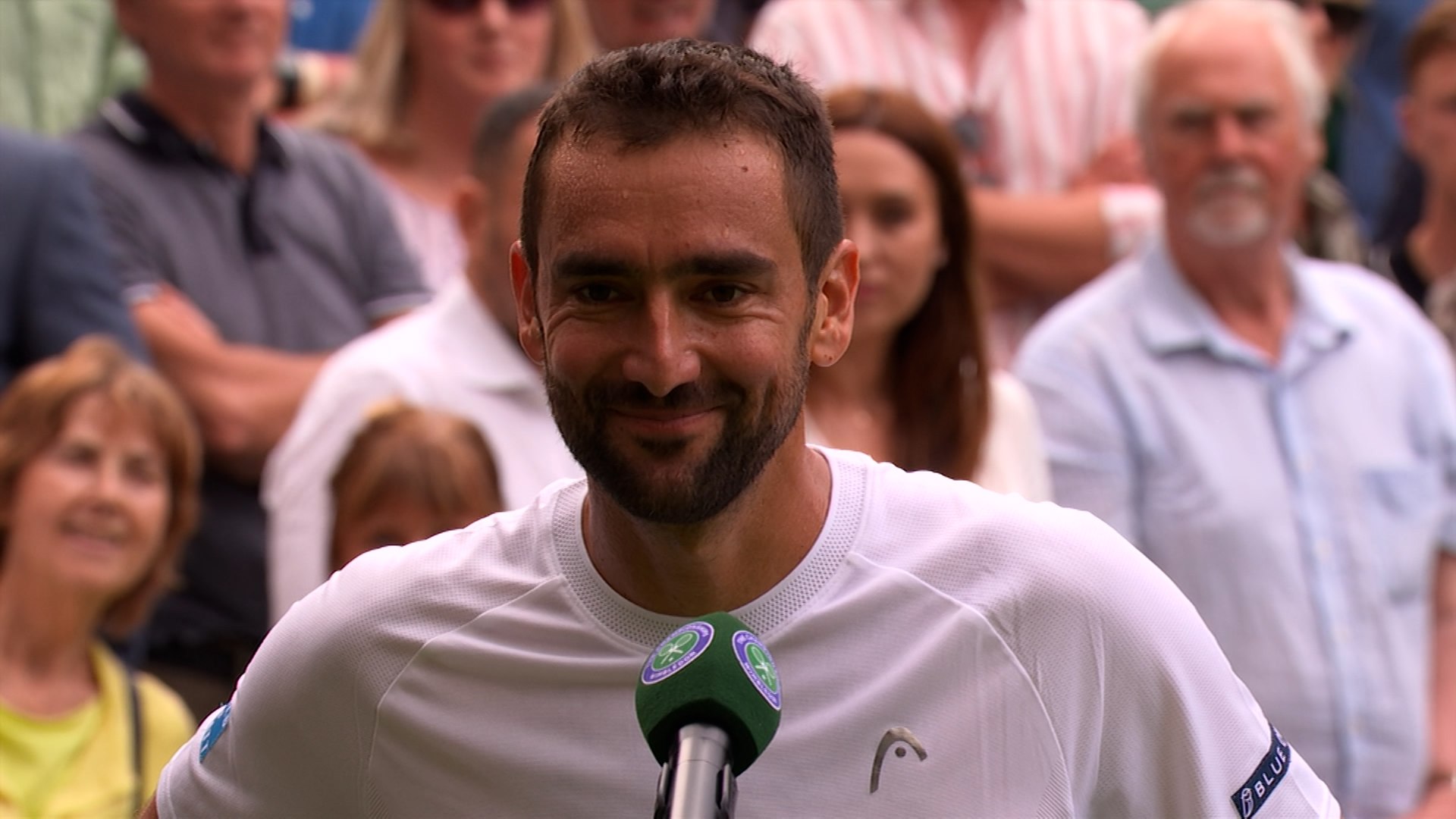 Overjoyed after Emotional Victory: Cilic