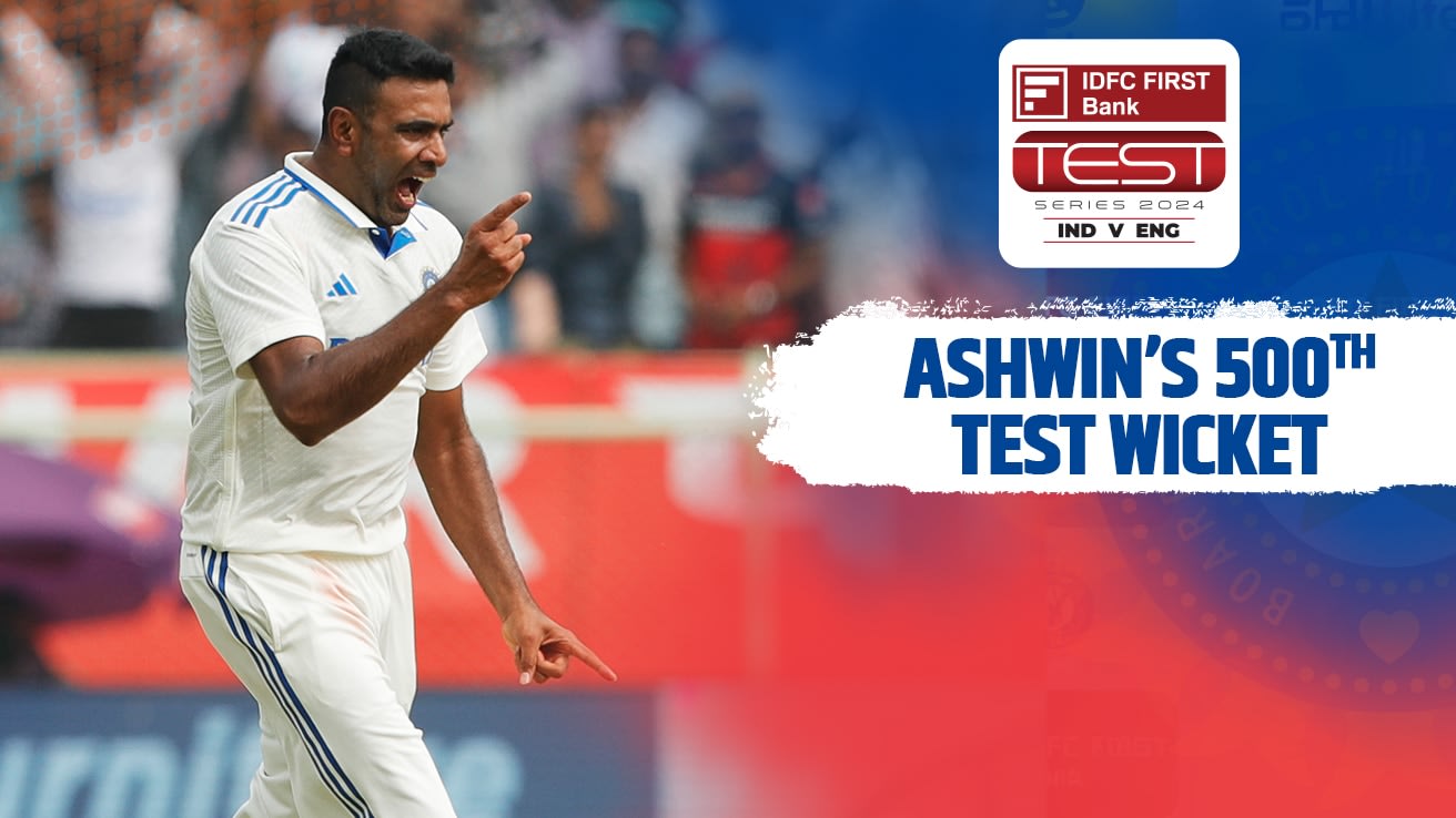 500! Ashwin Joins Elite Club