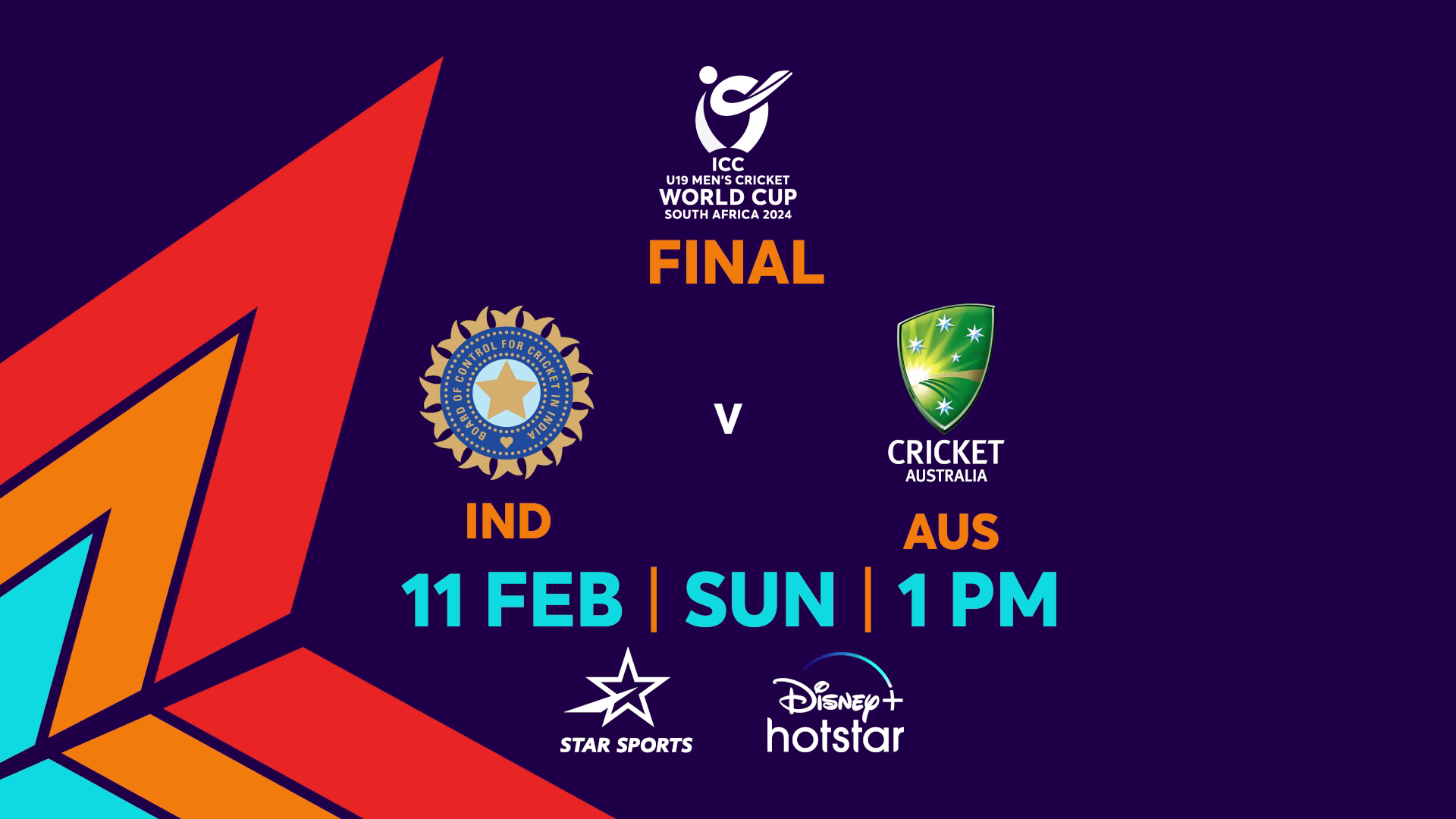 U-19 CWC Final: LIVE on 11th Feb