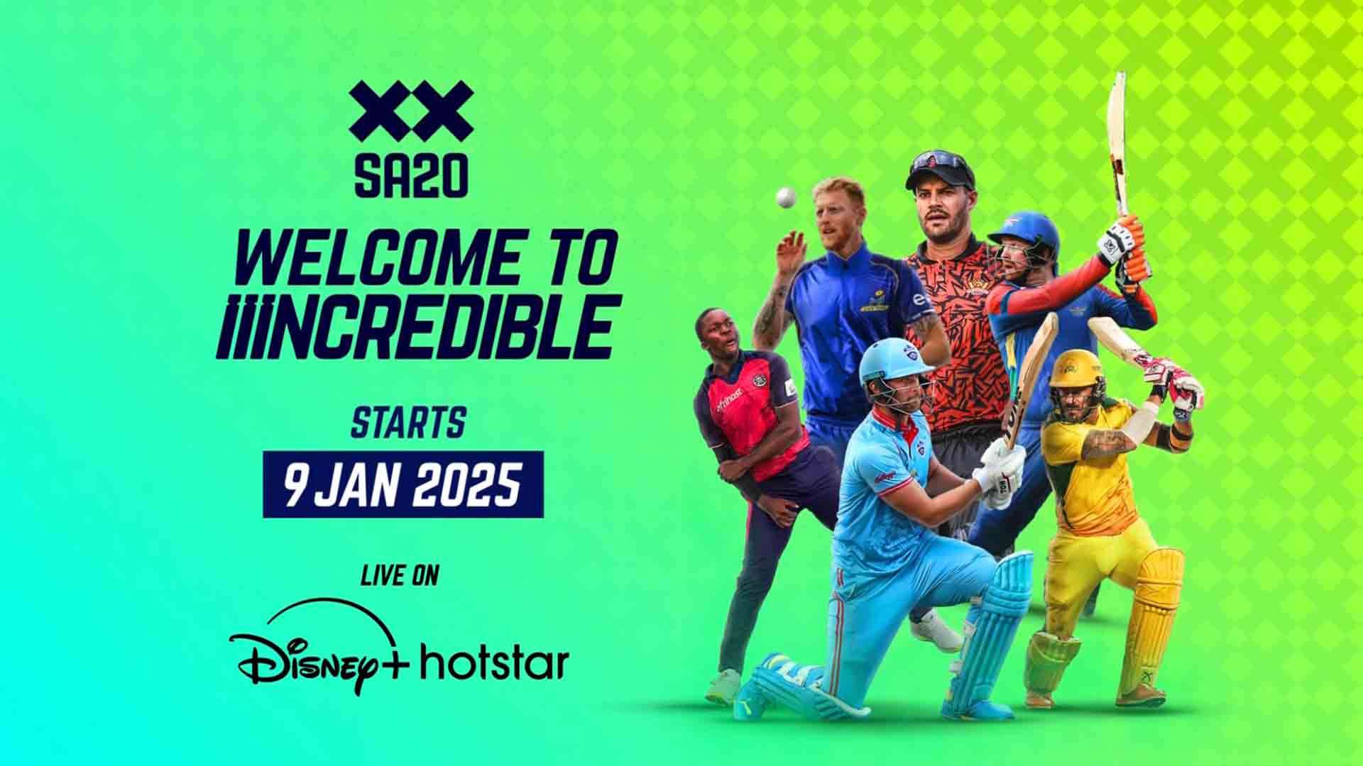 SA20 2025: LIVE Tonight, From 7:45pm