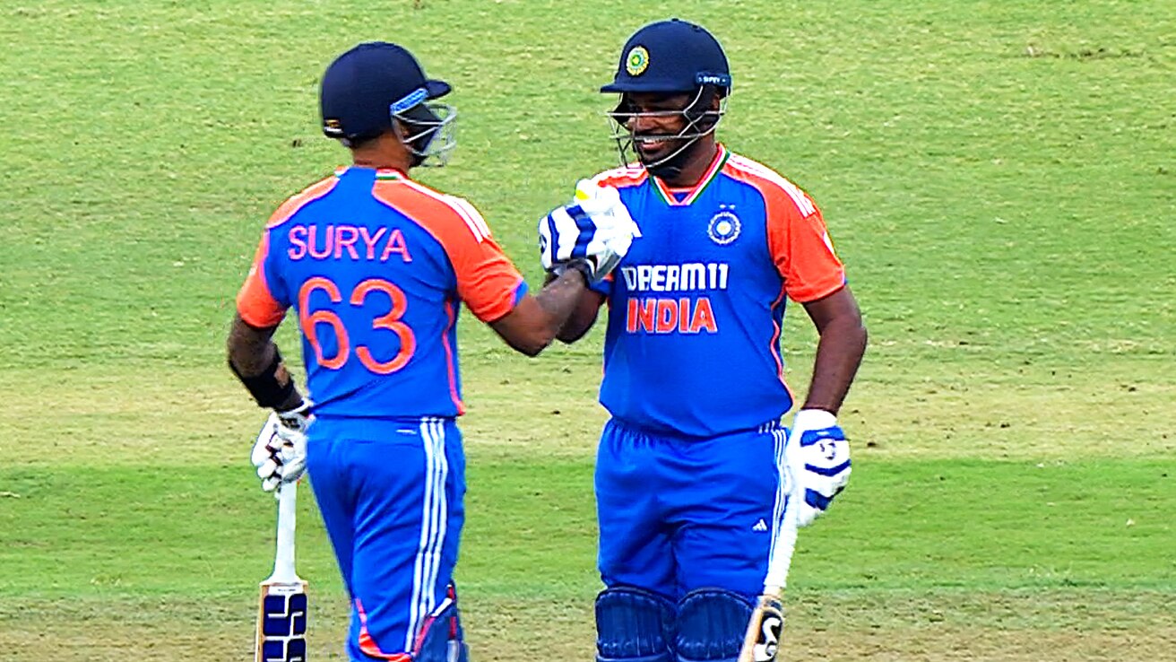South Africa vs India - 1st T20I - Partnership Of The Day - Sanju Samson, Suryakumar Yadav's 66 ...