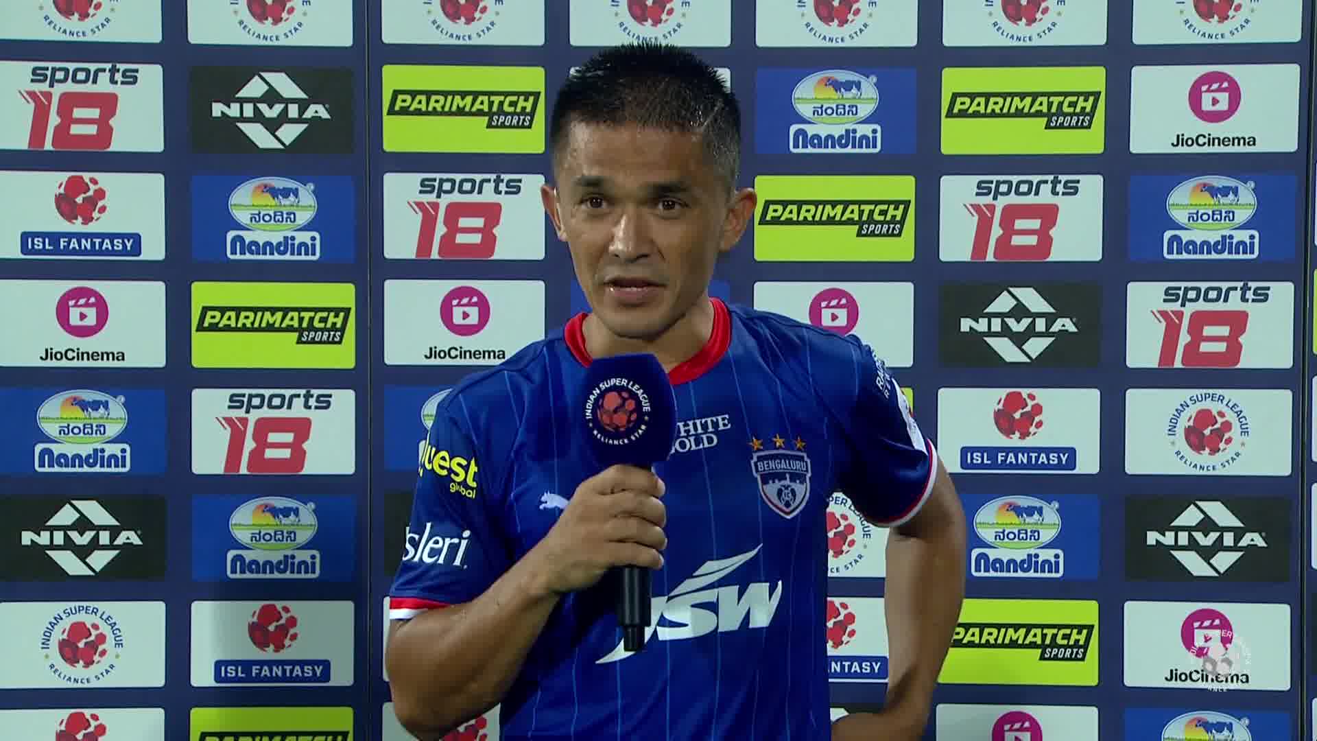BFC vs HFC - Post - Match Interview - Sunil Chhetri