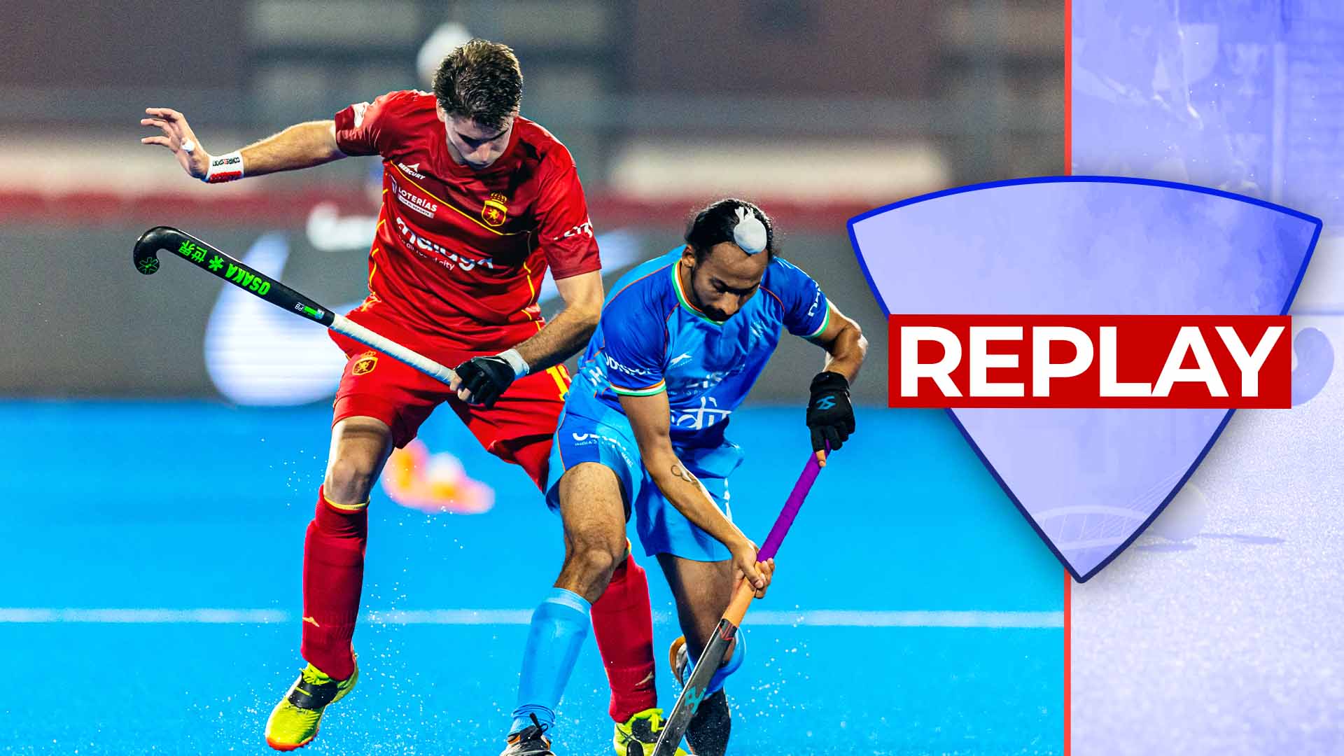 Replay: India vs Spain