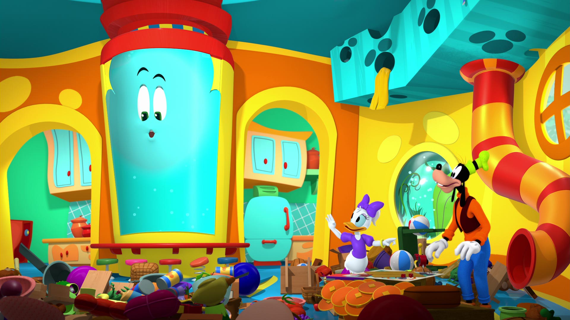 รับชม Daisy & Goofy Clean Up!/ Crayon World! ซีซัน 1 ตอน 10 – Daisy ...