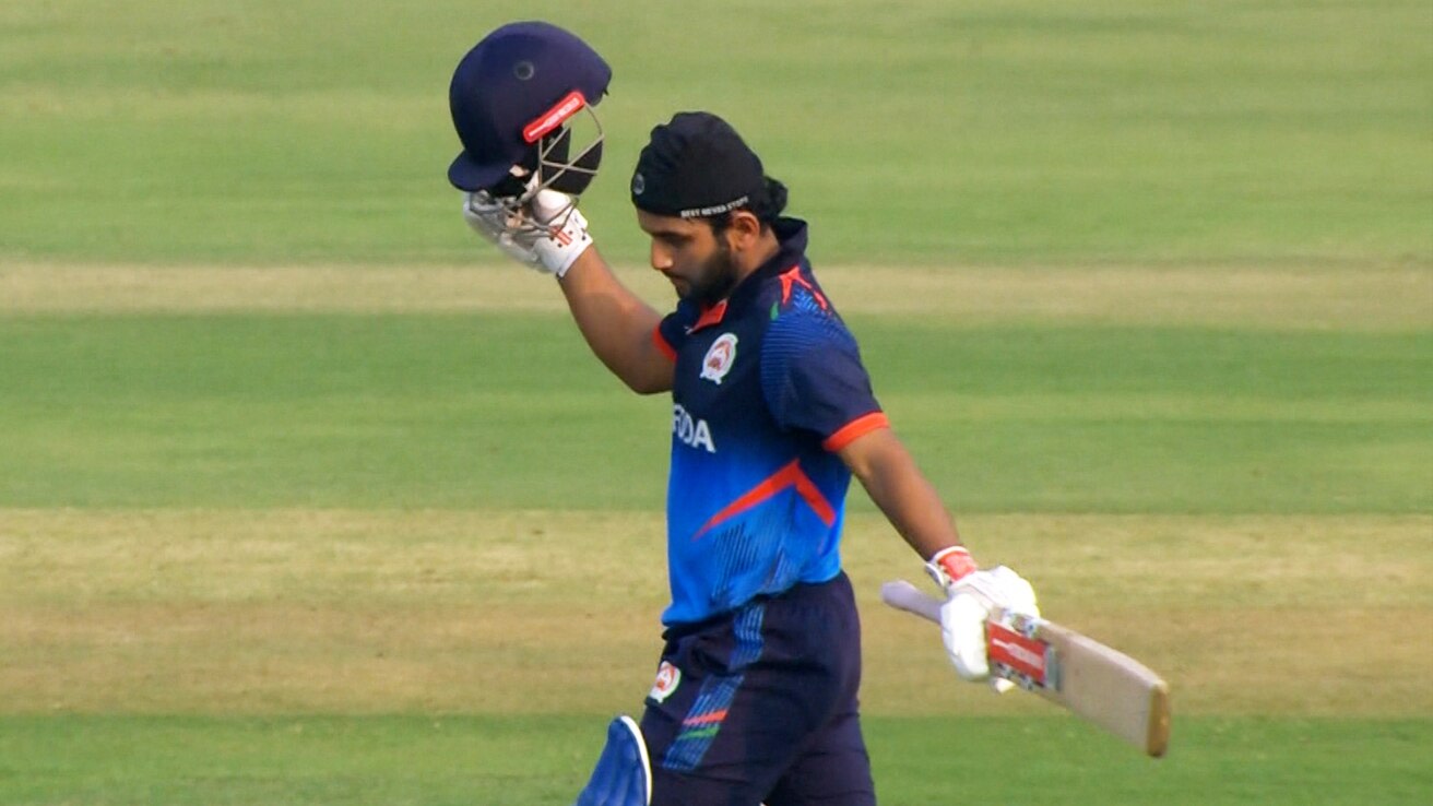 Karnataka vs Baroda - Shashwat Rawat's 104 vs Karnataka