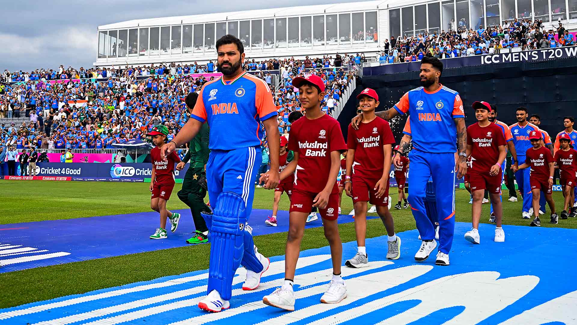 Men in Blue Meet Young Fans
