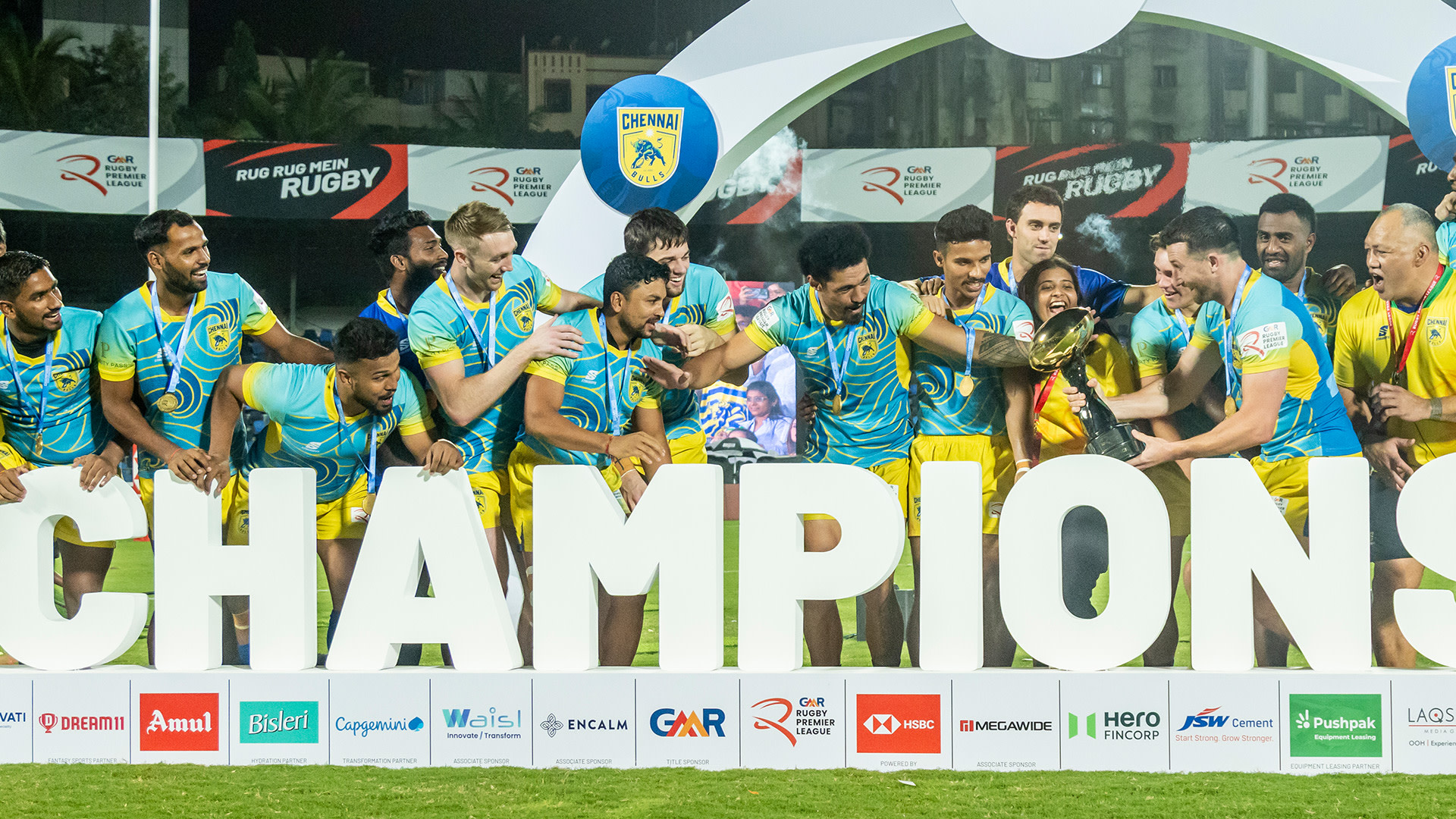 Chennai Bulls 41-0 Delhi Redz: Final Video | Rugby Premier League 2025 ...