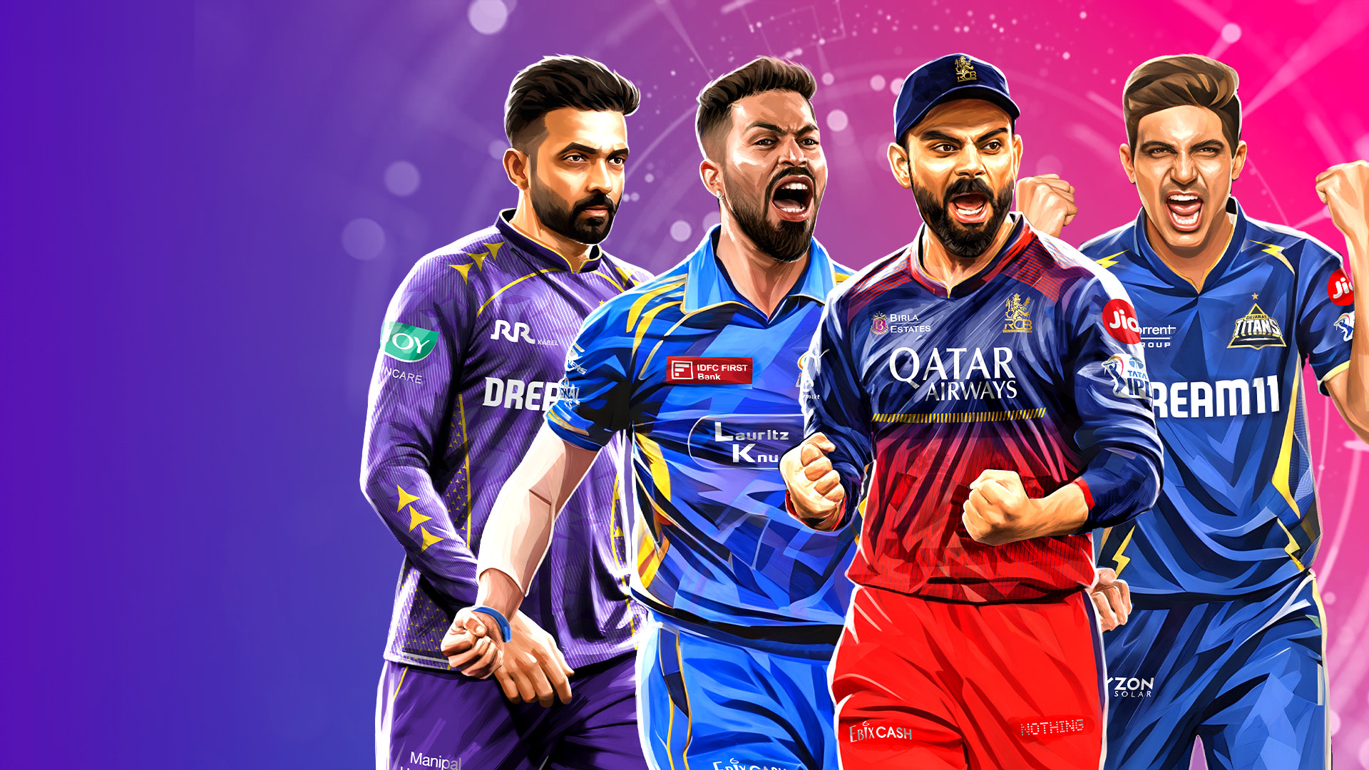 KKR Take Big Hit in Top-4 Scuffle