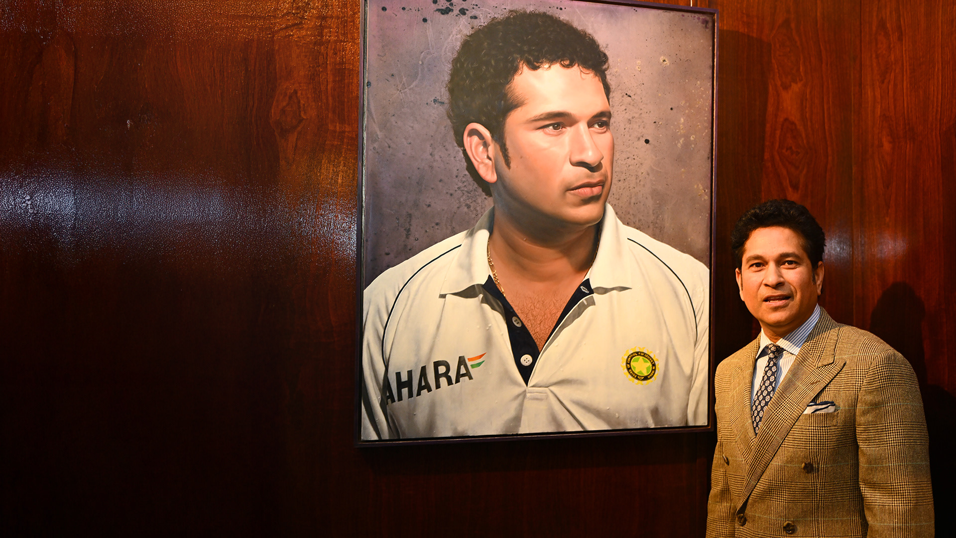 Sachin's Portrait Unveiled at Lord's