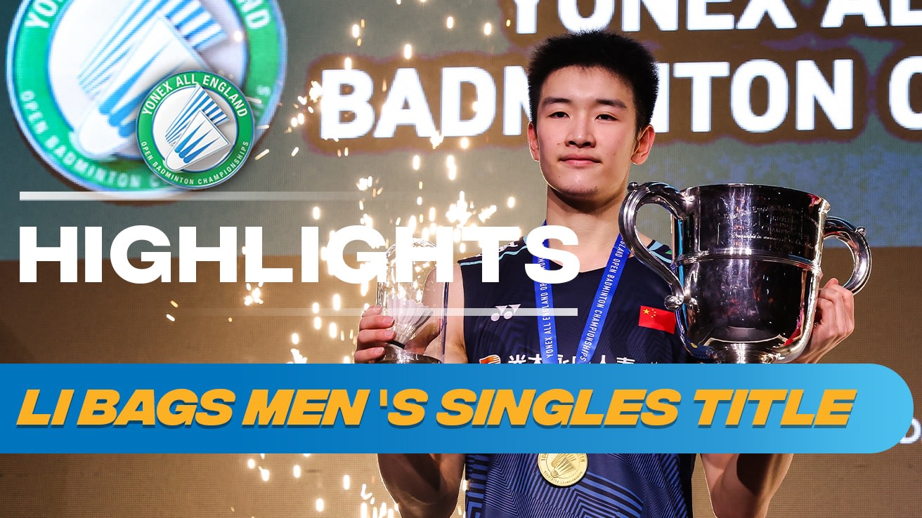 BWF All England Open - Li Bags Men's Singles Title Video | BWF 2023 ...
