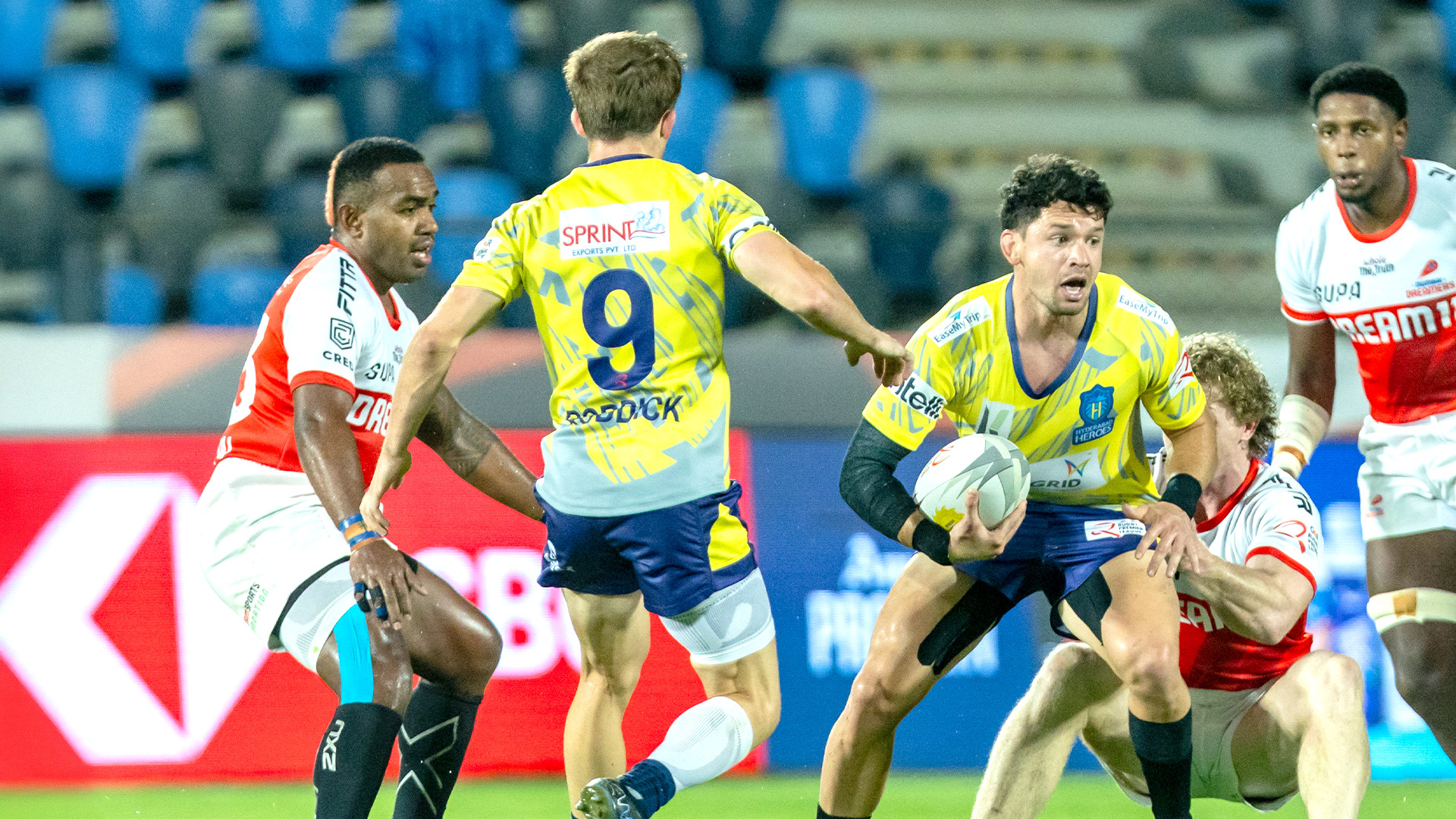 Mumbai Dreamers 12-19 Hyderabad Heroes Video | Rugby Premier League ...