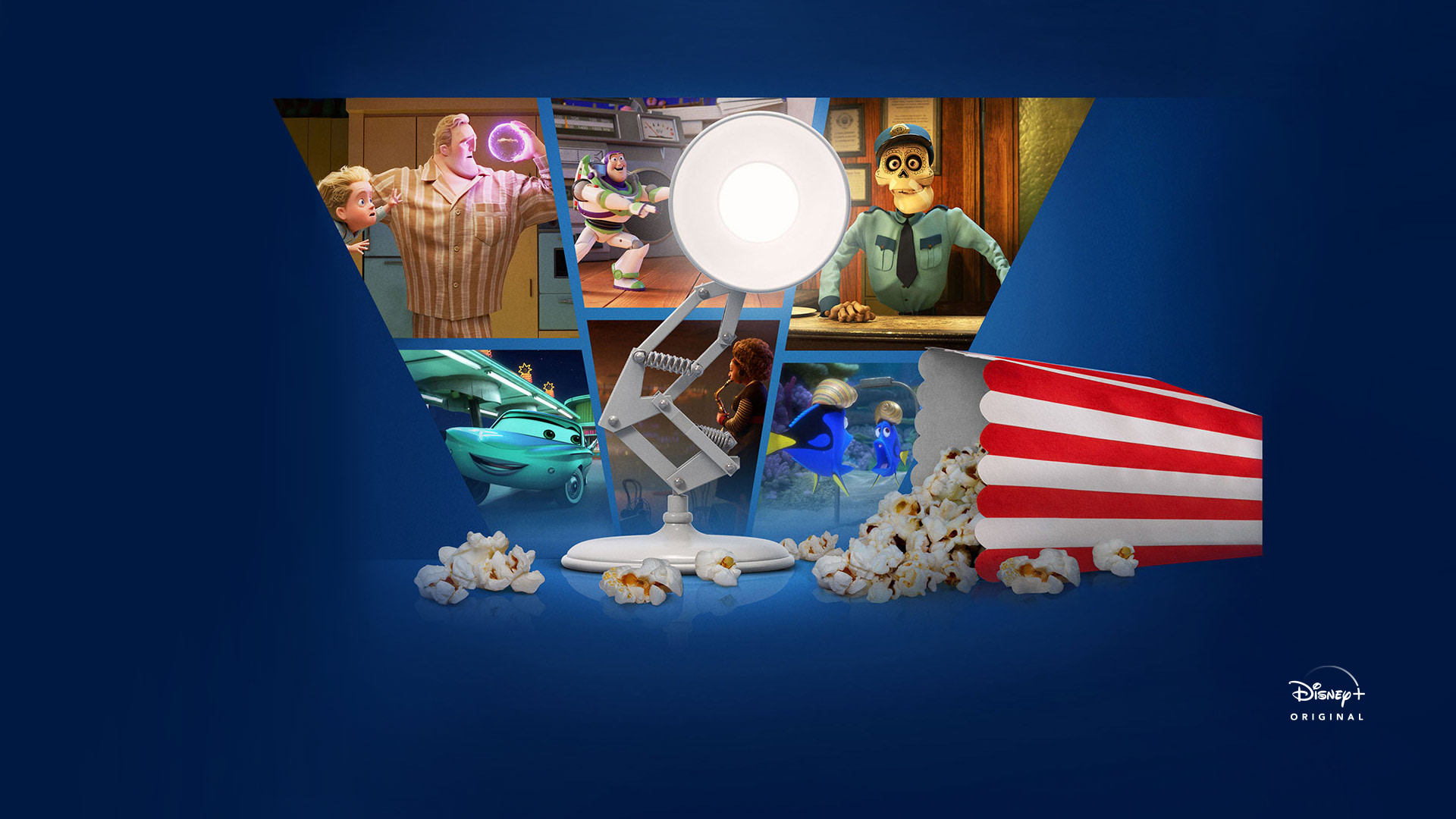 Pixar Popcorn Comedy Kids Series, now streaming on Disney+