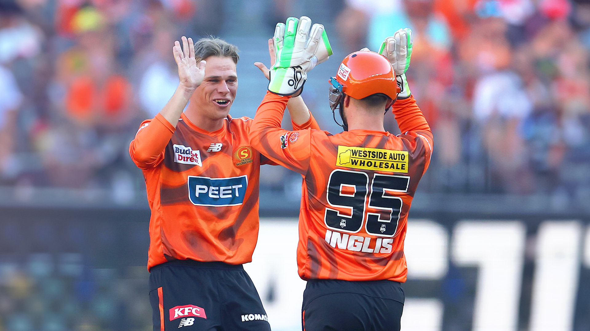 Sydney Sixers Fall of Wickets vs Perth Scorchers