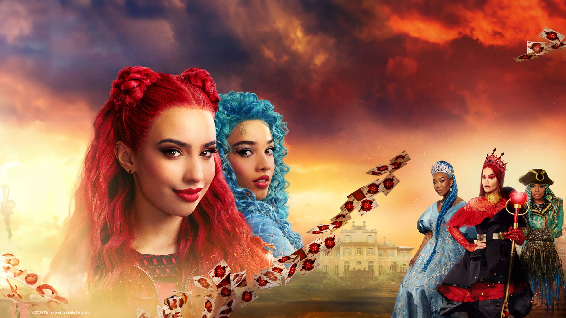 Nonton Descendants: The Rise of Red Film di Disney+.