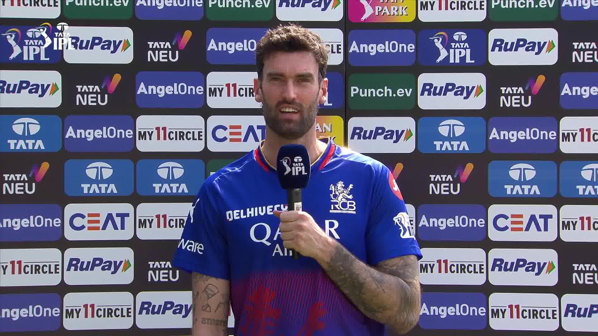 KKR vs RCB - Pre-Match Interview - Reece Topley