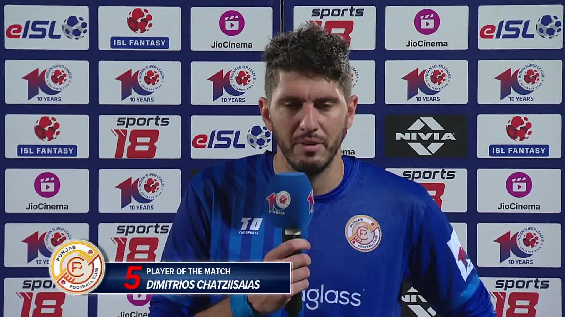 NEUFC vs PFC - Post-Match Interview - Dimitrios Chatziisaias