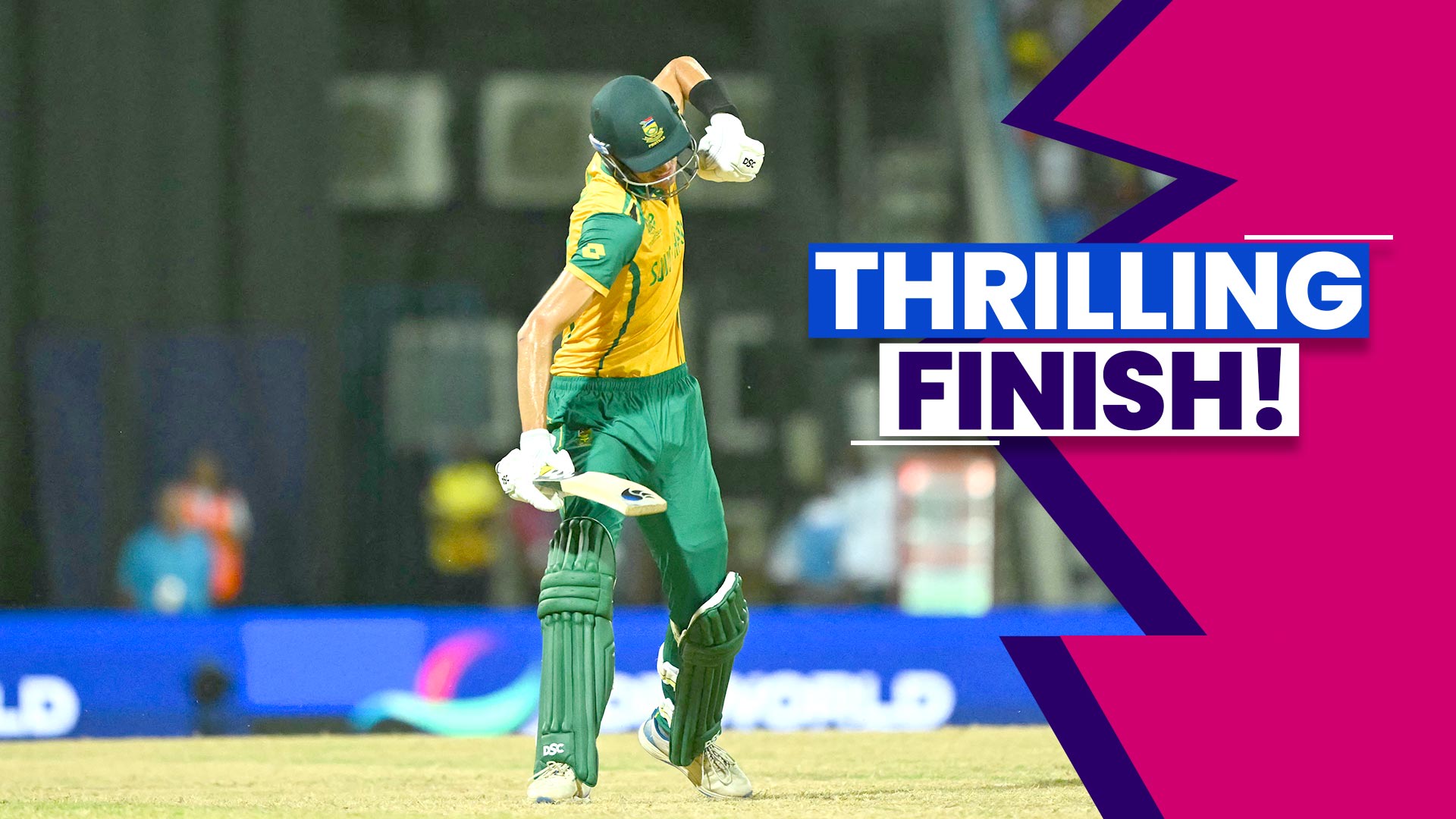 Nerves! SA Soak Up Pressure vs WI