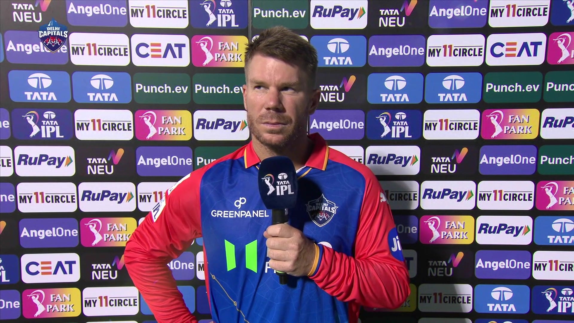 DC Vs CSK - Innings Break Interview - David Warner