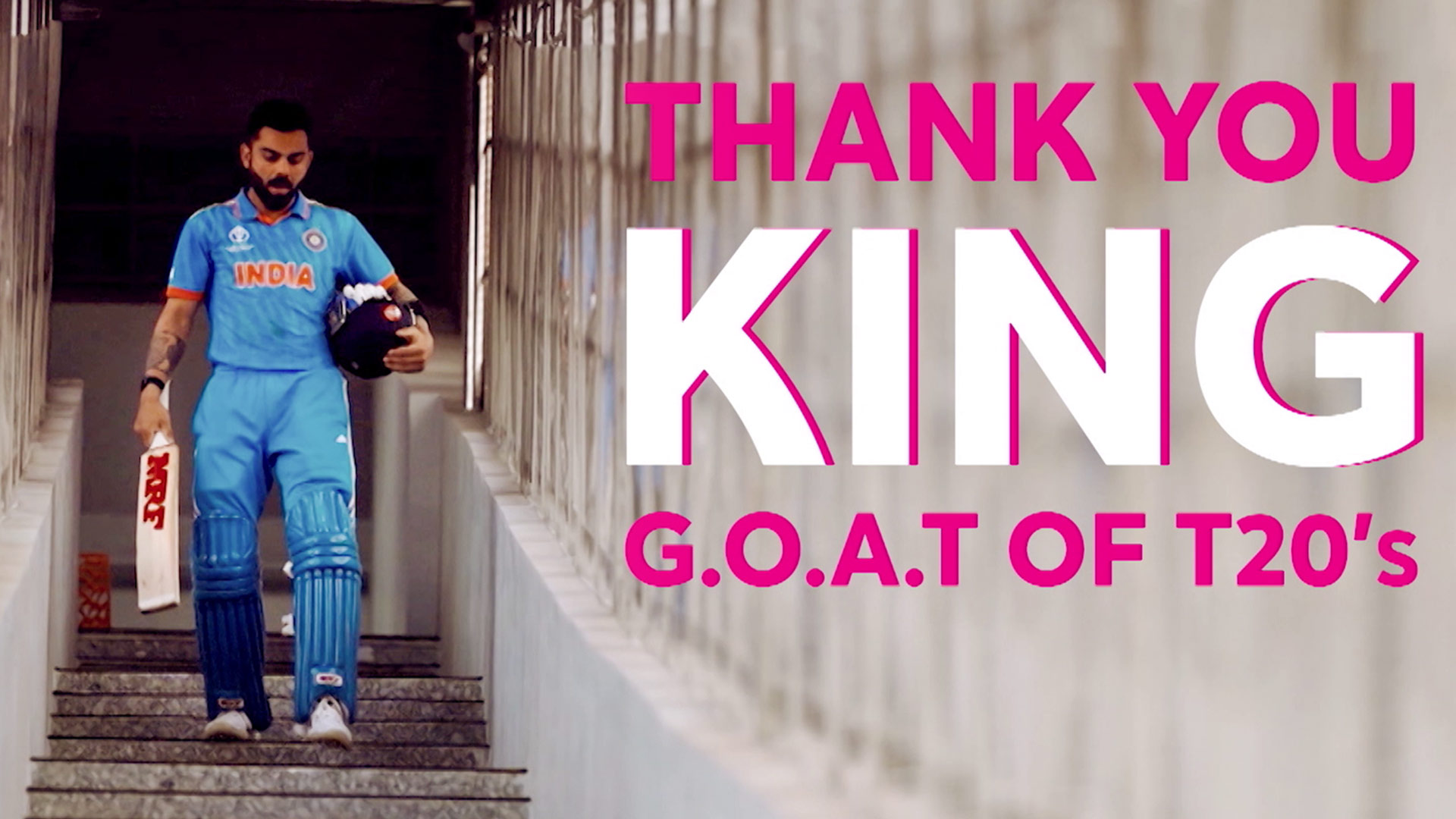 ICC T20 World Champions: Thank You King Kohli!