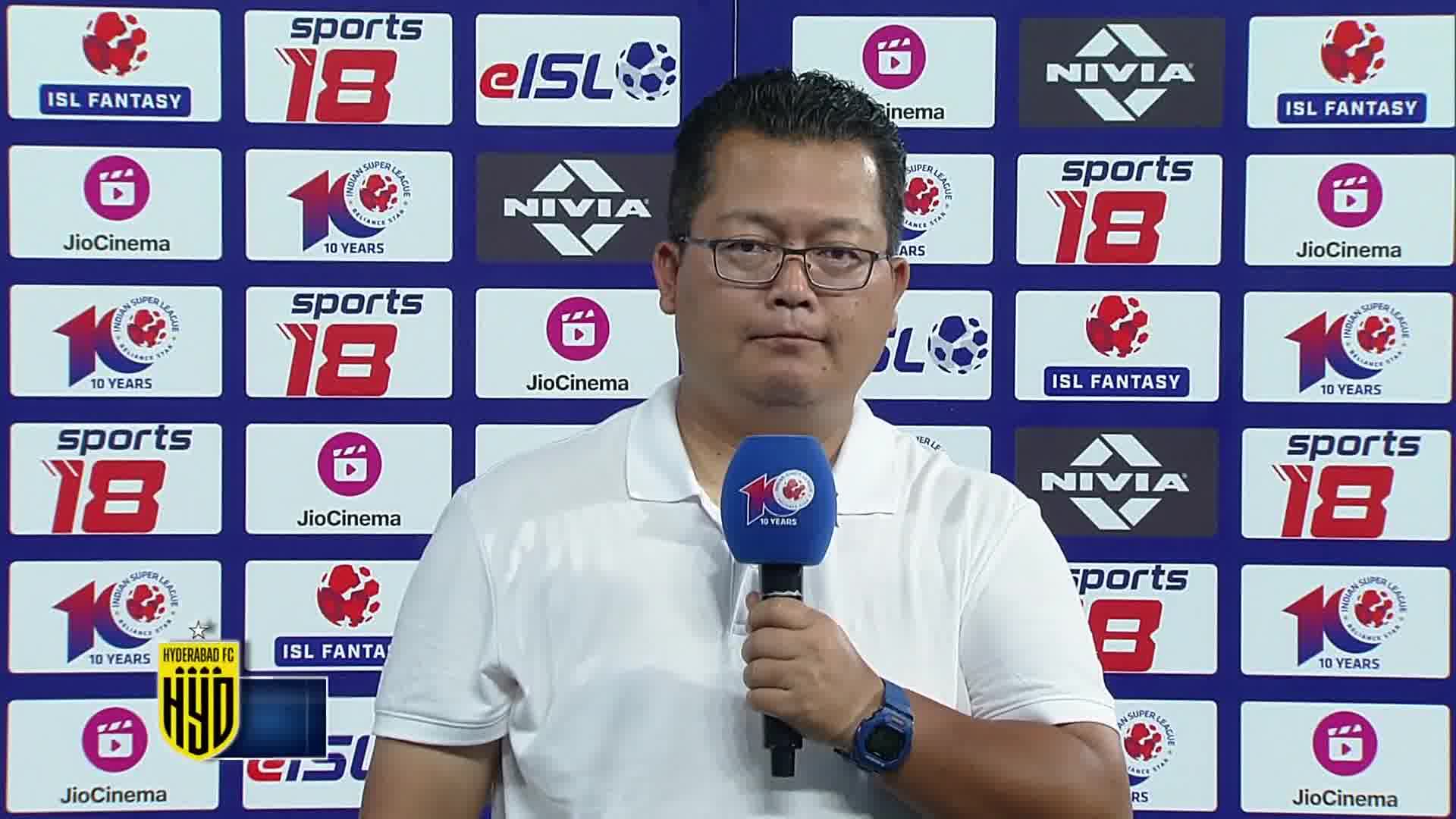 CFC vs HFC - Post-Match Interview - Thangboi Singto Video | Indian Super League 2023/24 Match ...