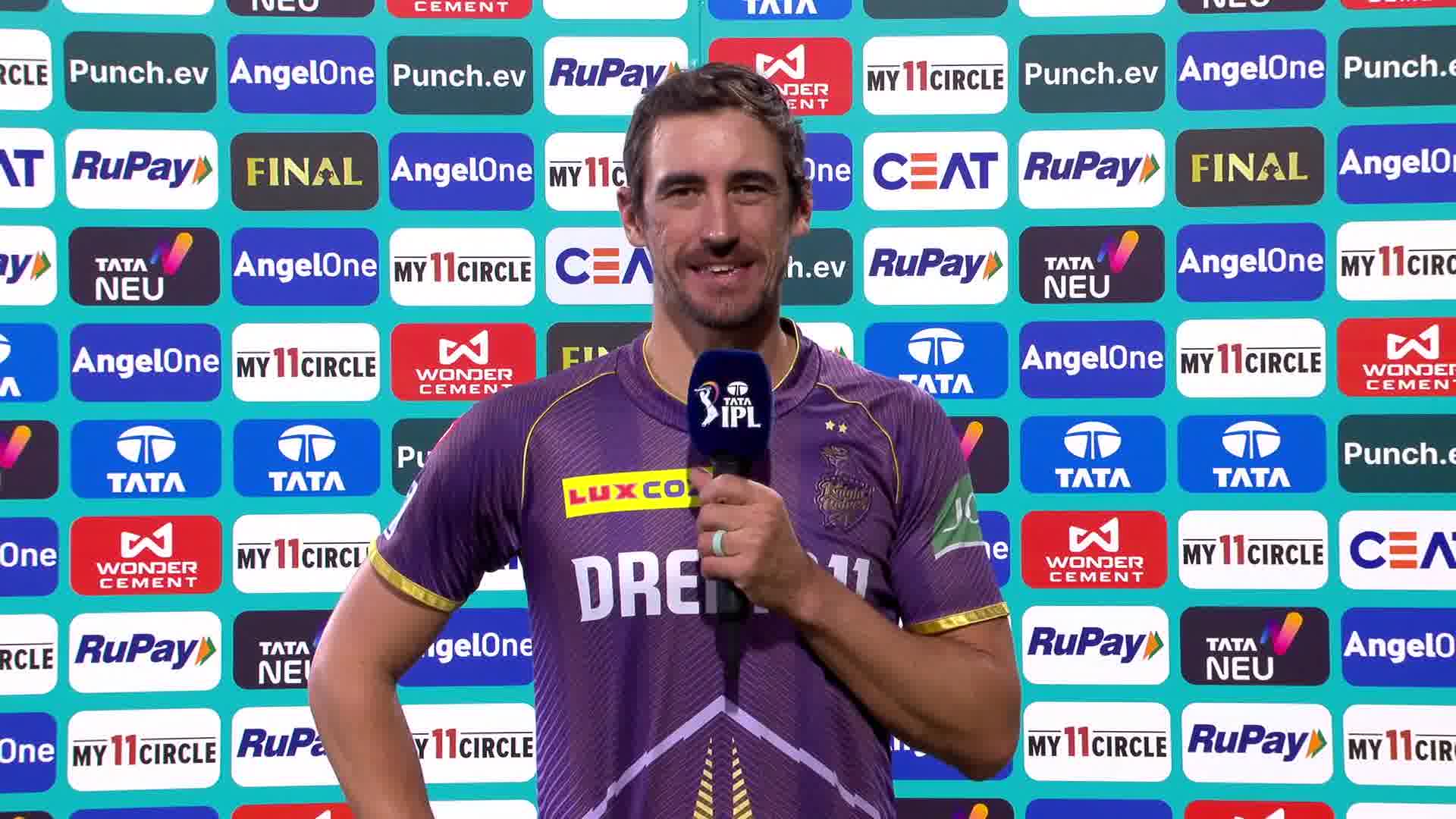 KKR vs SRH - Pre-Match Interview - Mitchell Starc