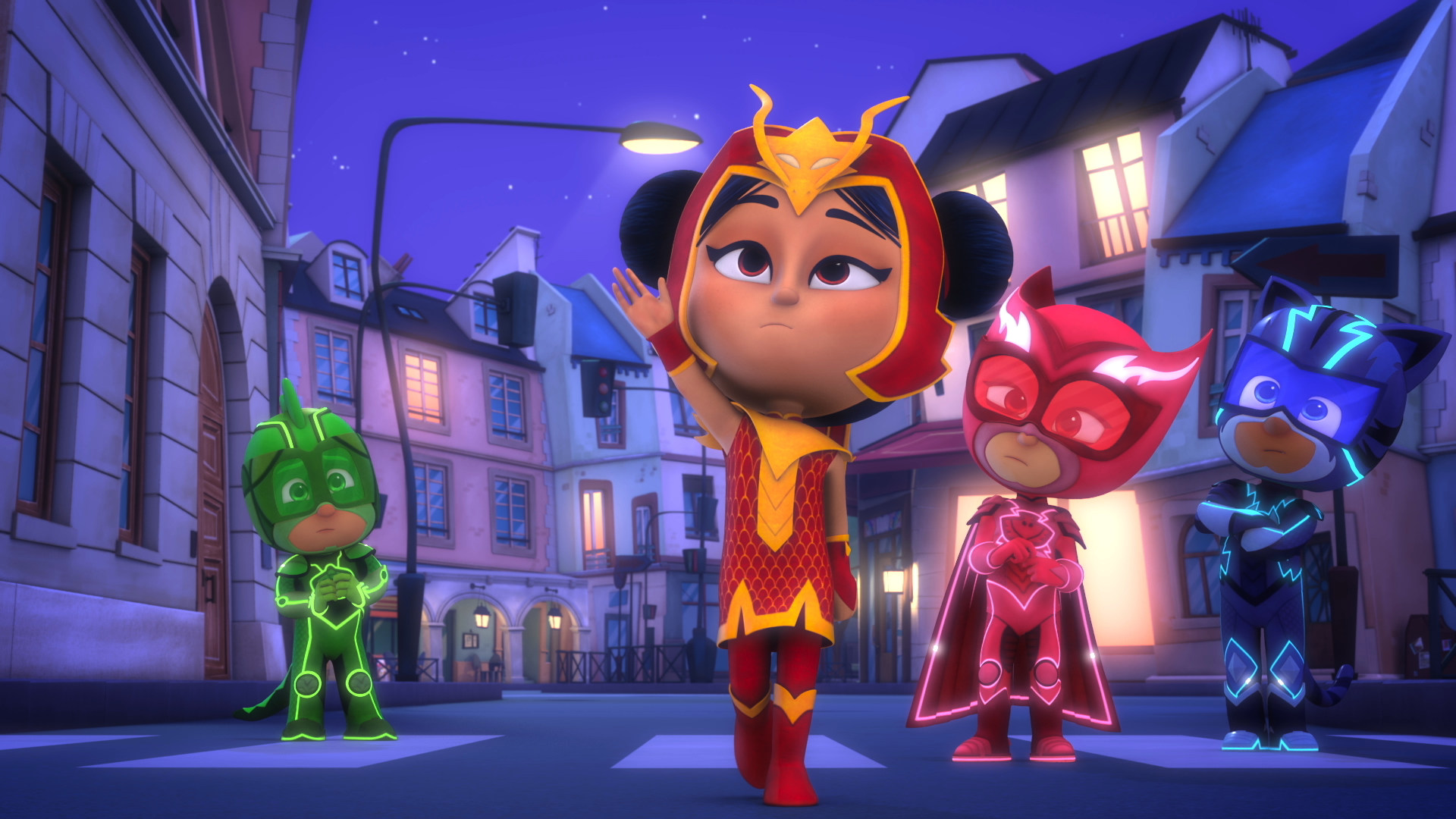 Watch PJ Masks S5 Episode 19 on Disney+ United Arab Emirates | Arabic ...