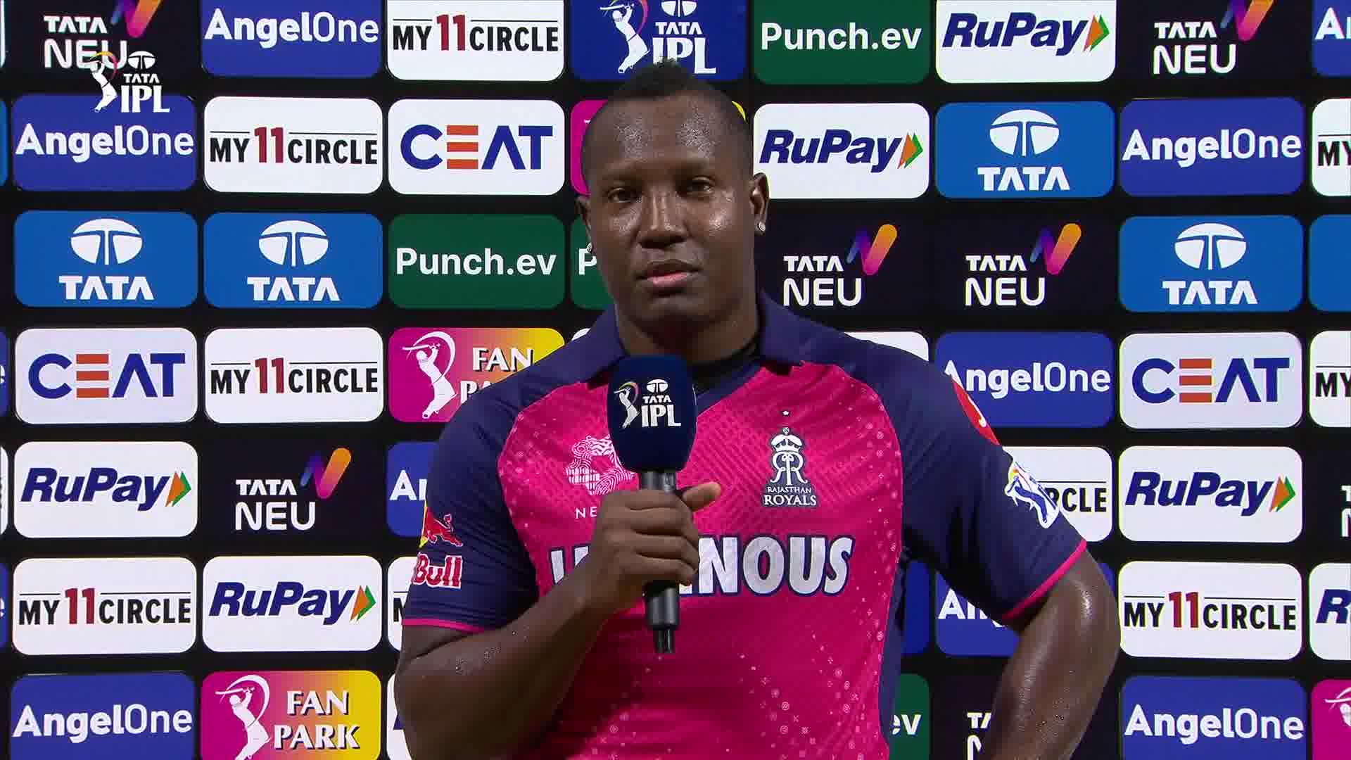 KKR Vs RR - Post-Match Interview - Rovman Powell