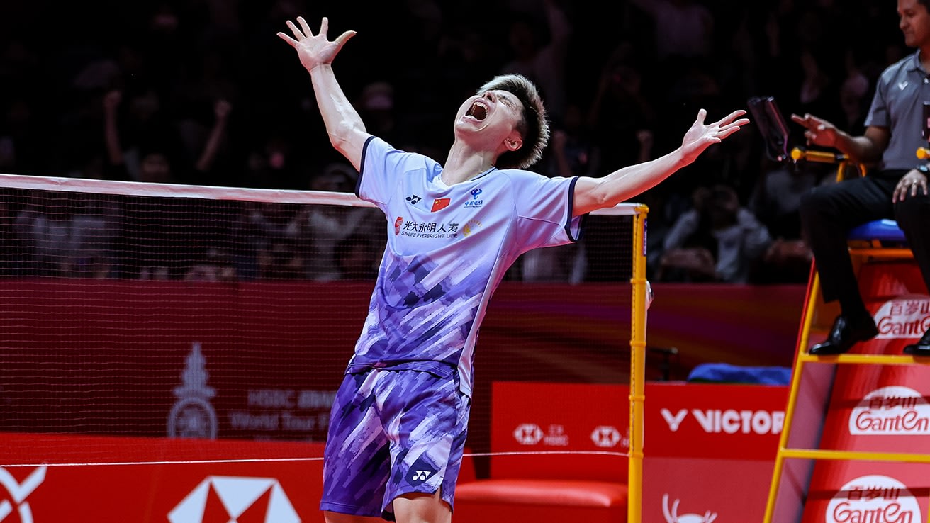 Shi Yu Qi Thumps Chou Tien In Semis Video | BWF 2024 Match JioHotstar