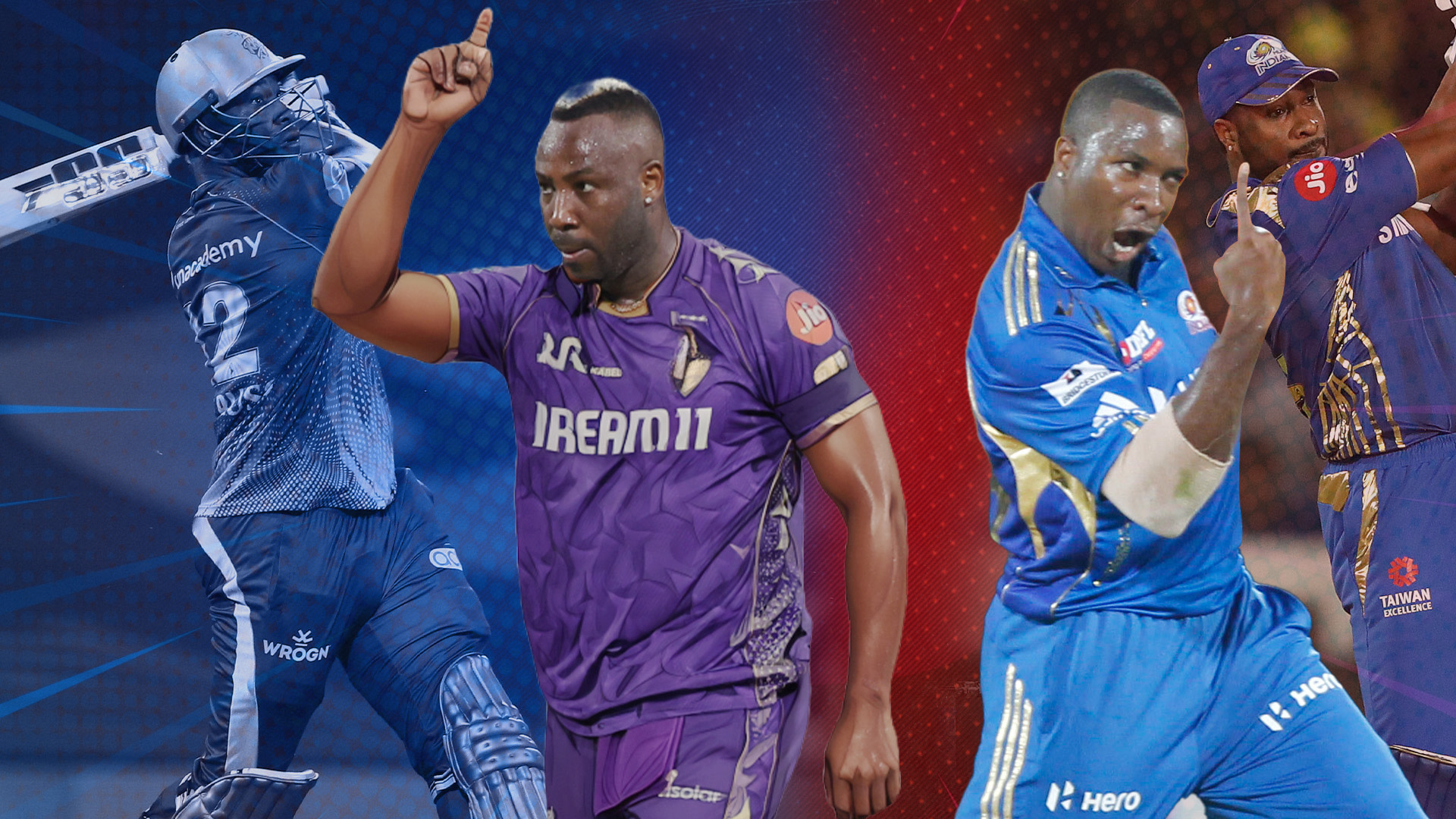 Top All-rounder: Russell vs Pollard