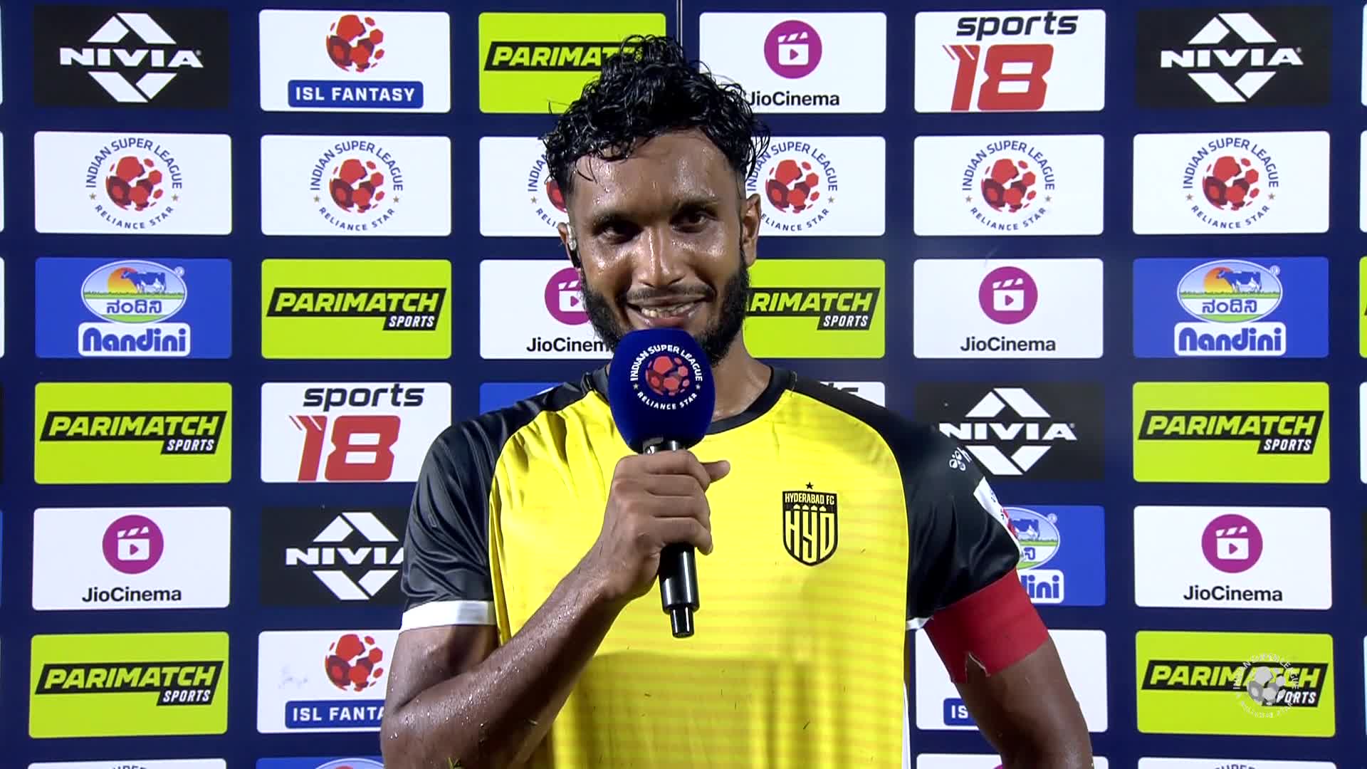 HFC vs CFC - Post-Match Interview - Alex Saji