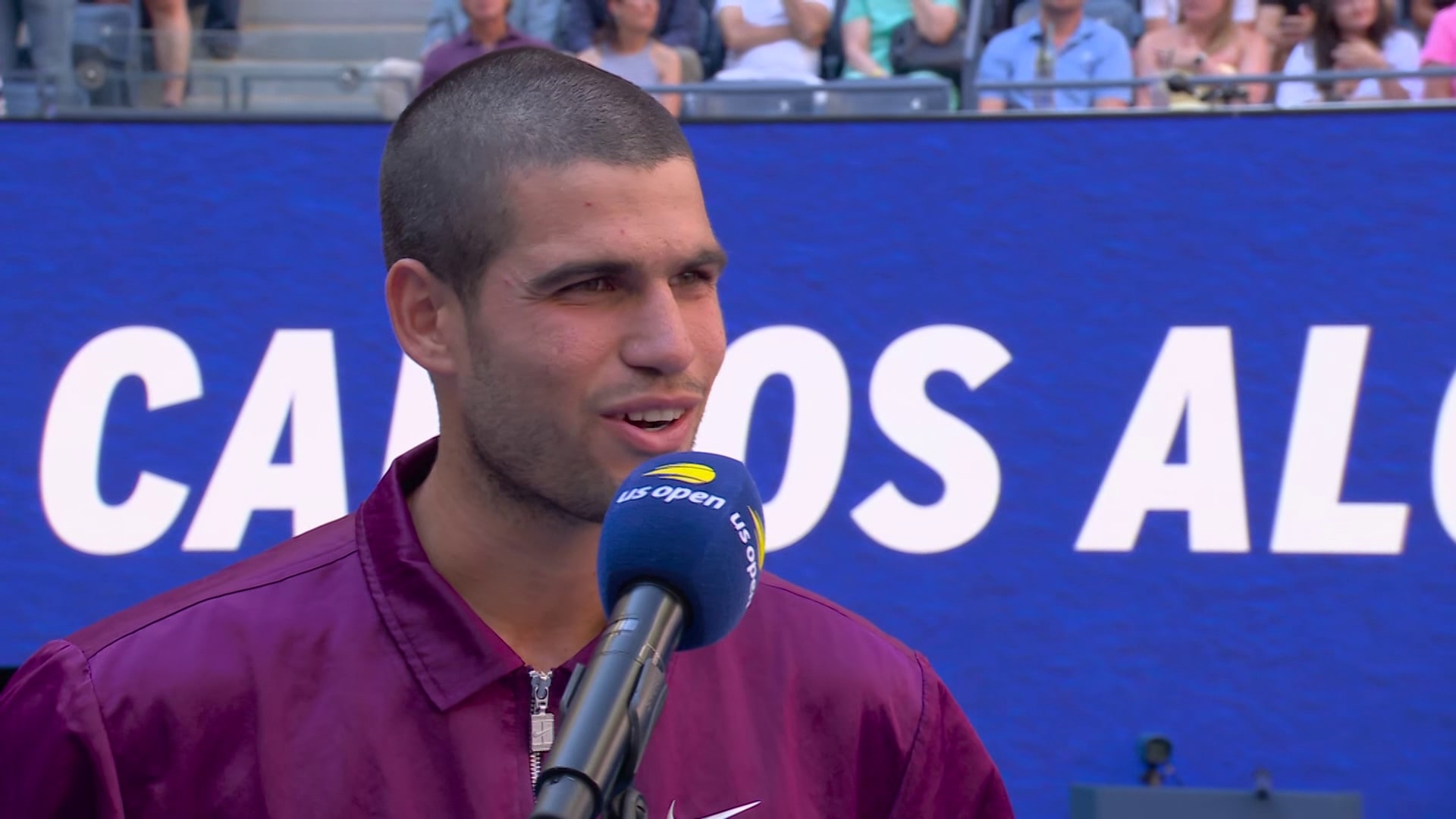 Alcaraz Reacts on His Fabulous Shot