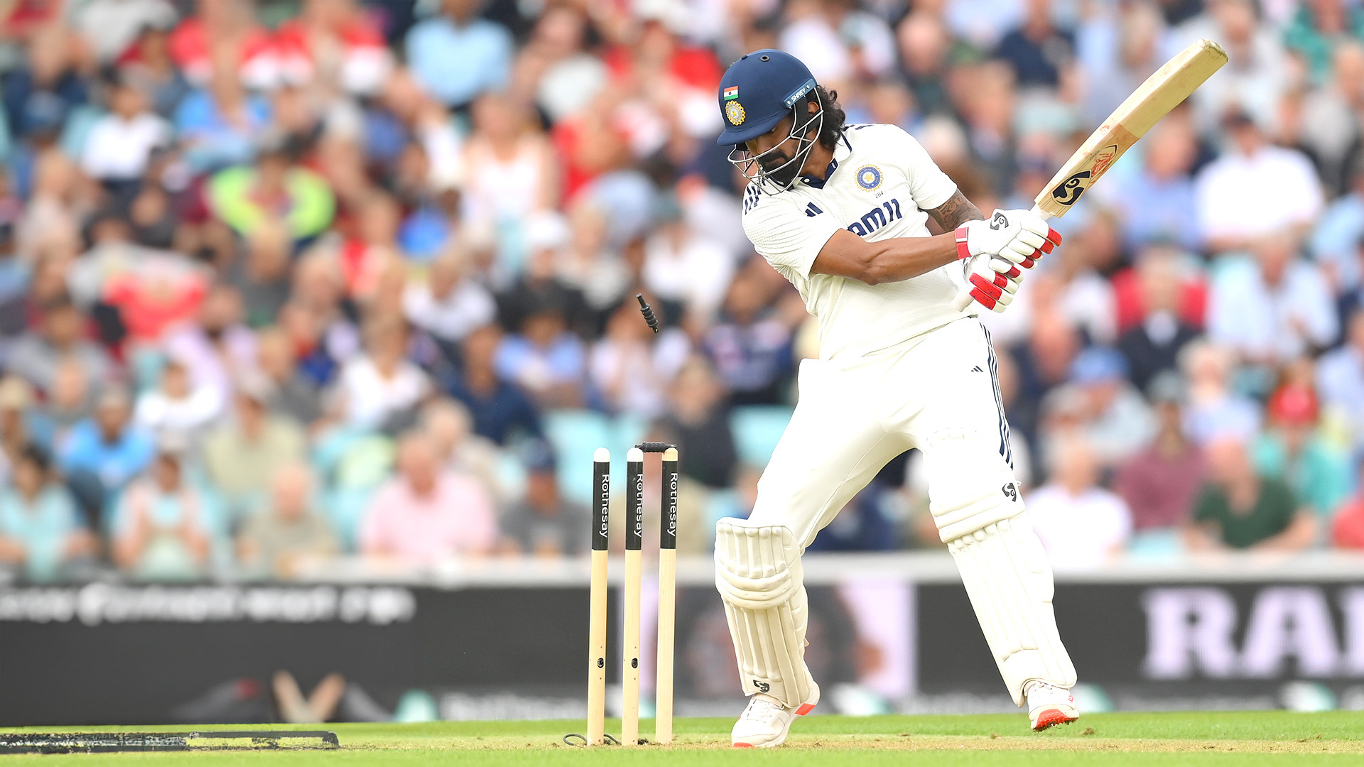 5th Test, 1st Inns: IND Fall of Wickets