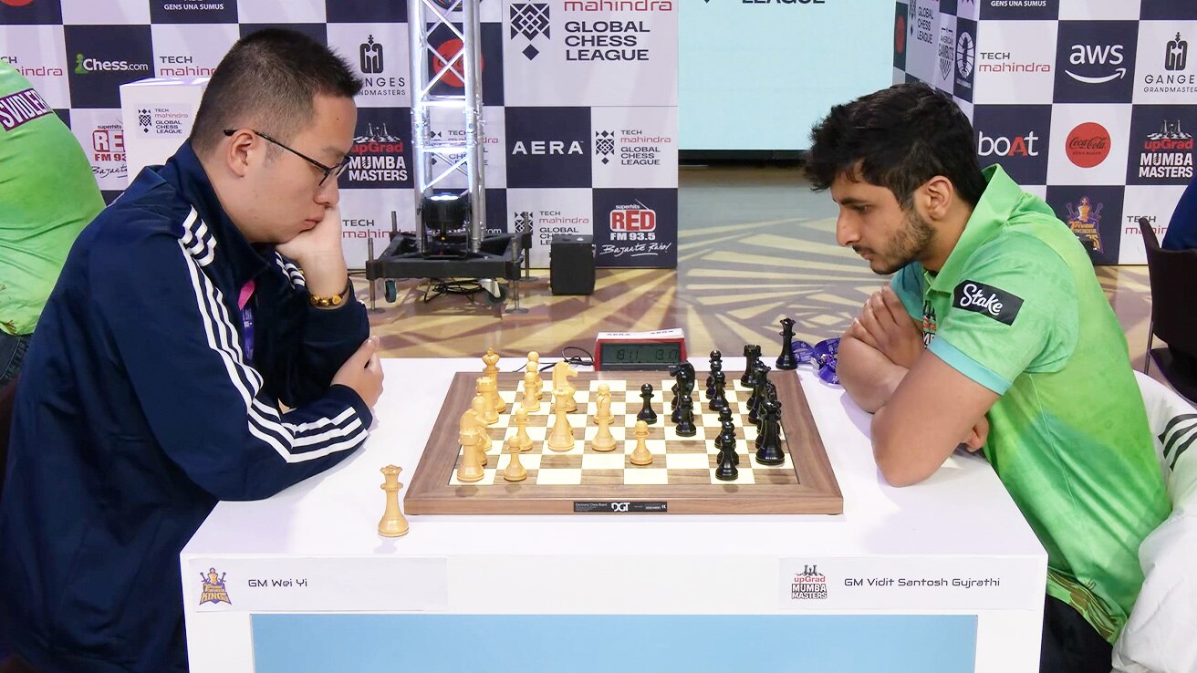 Global Chess League - Mumba Masters vs Triveni Continental Kings Video ...