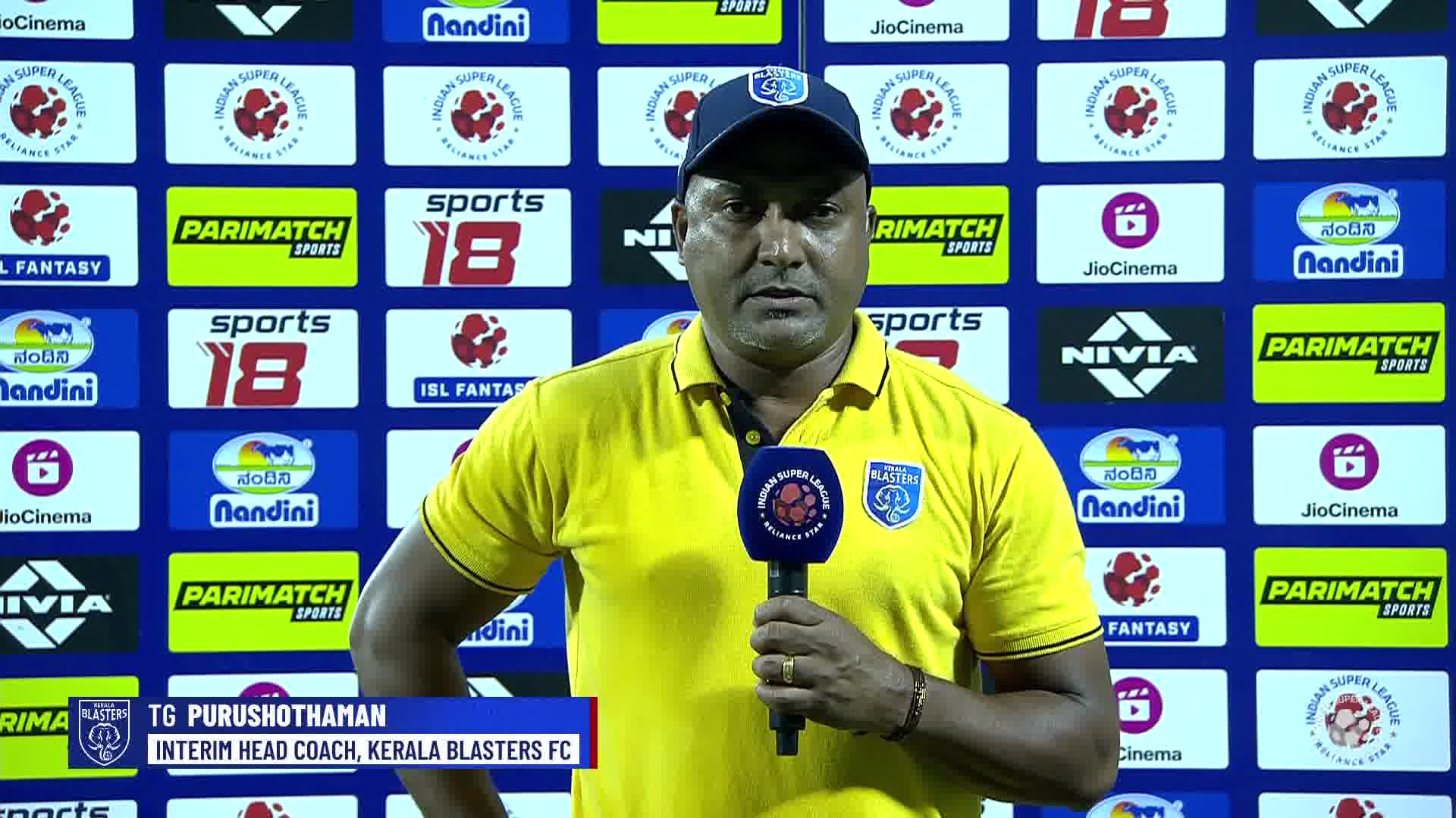 KBFC vs NEUFC - Post-Match Interview - TG Purushothaman