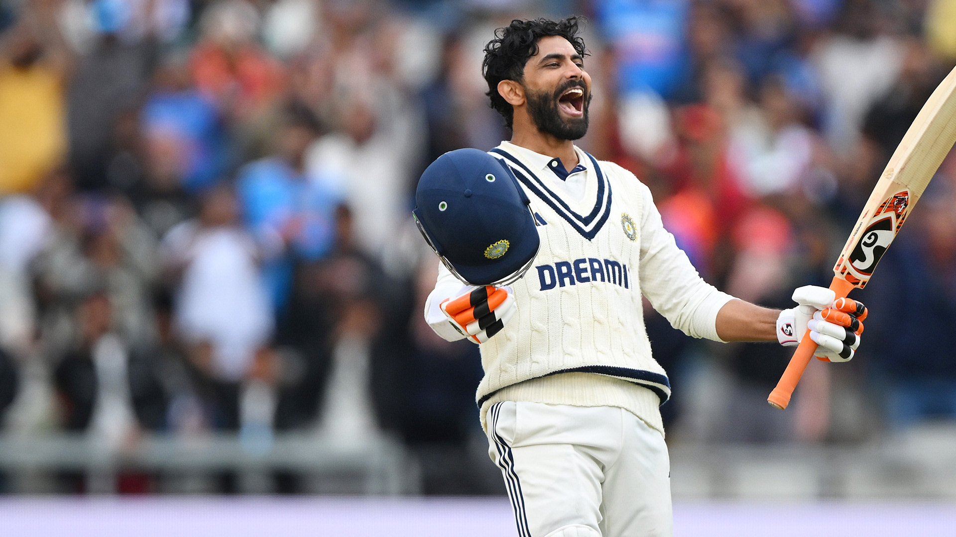 Six! Jaddu Brings Up Fighting Ton