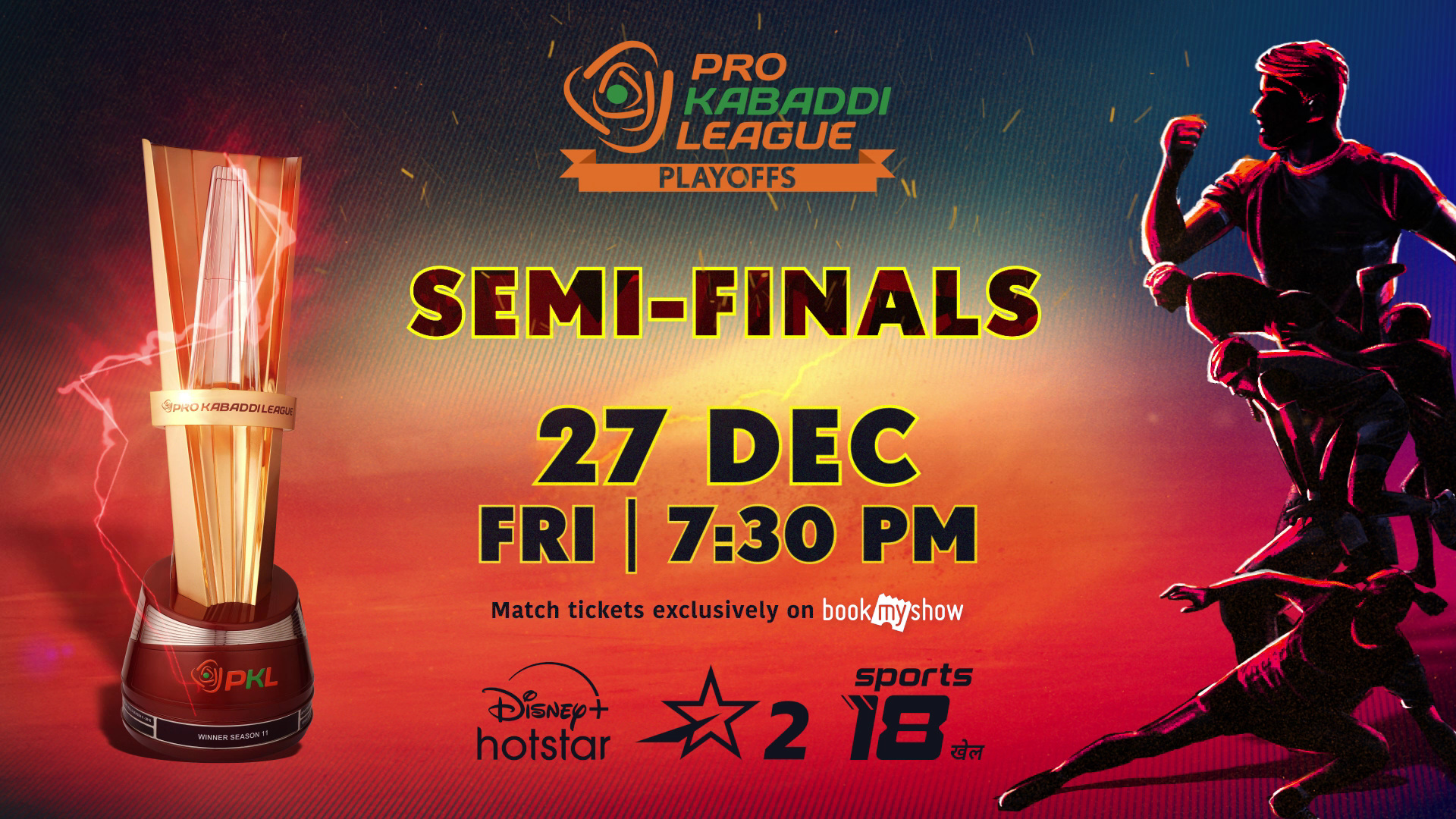 Semi-final & Final: LIVE from 27th Dec
