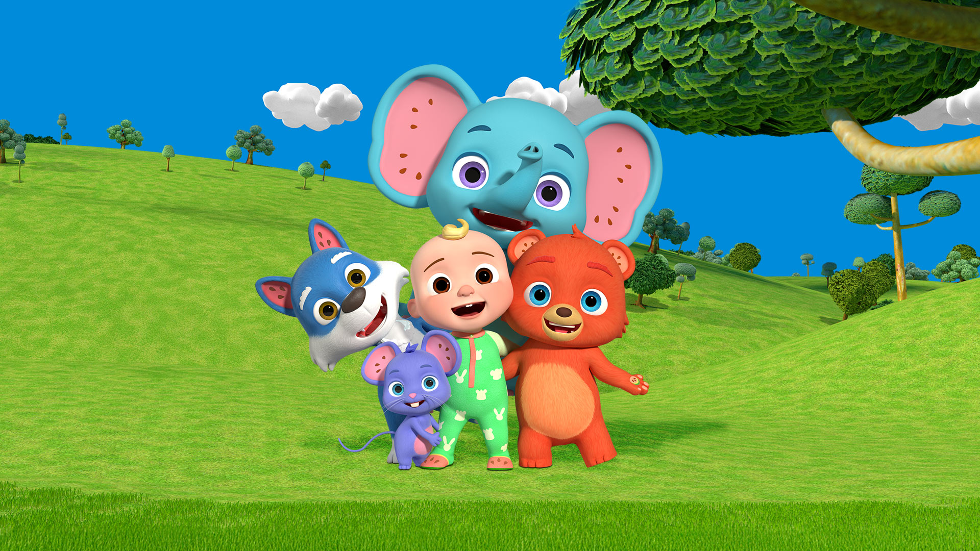 CoComelon Animal Time on Disney+ UAE | Arabic (Modern Standard) English ...