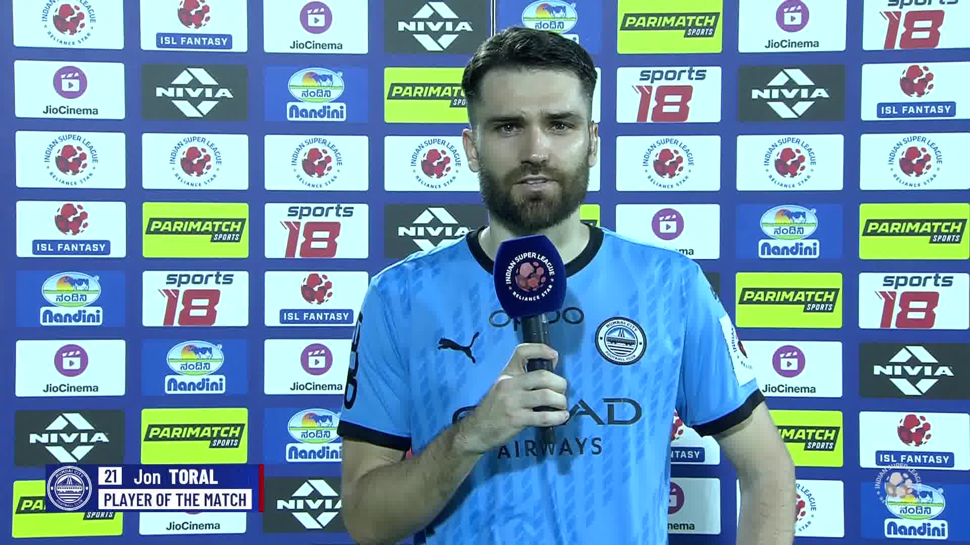 MCFC Vs MSC Post Match Interview Jon Toral